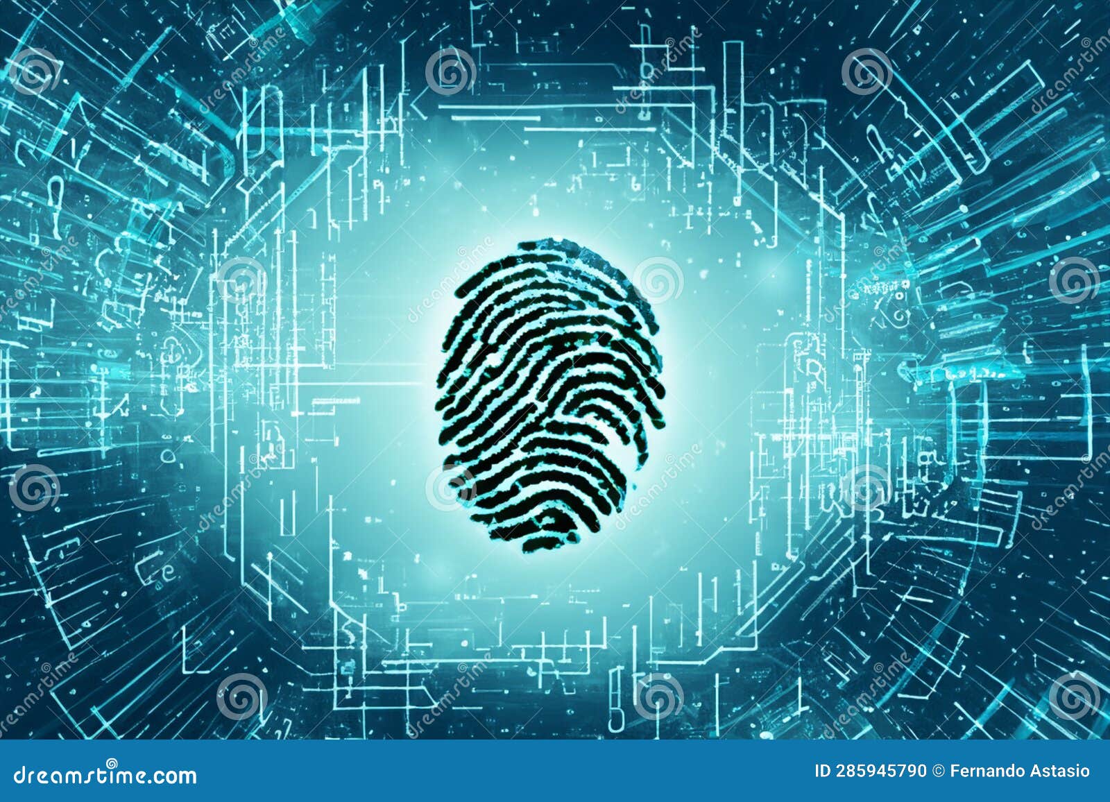 Fingerprints. Fingerprints Digital Stock Illustration - Illustration of ...