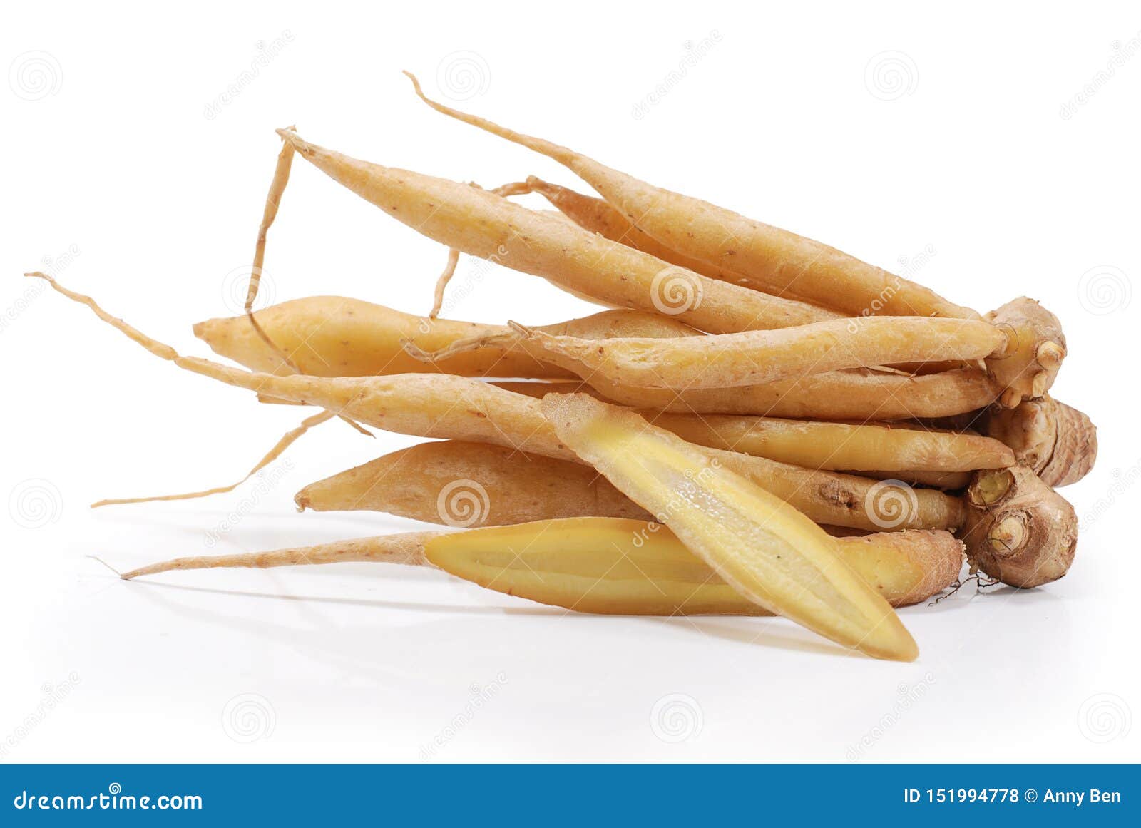 Fingerroot Isolated On White Background Stock Photo - Image of isolated ...
