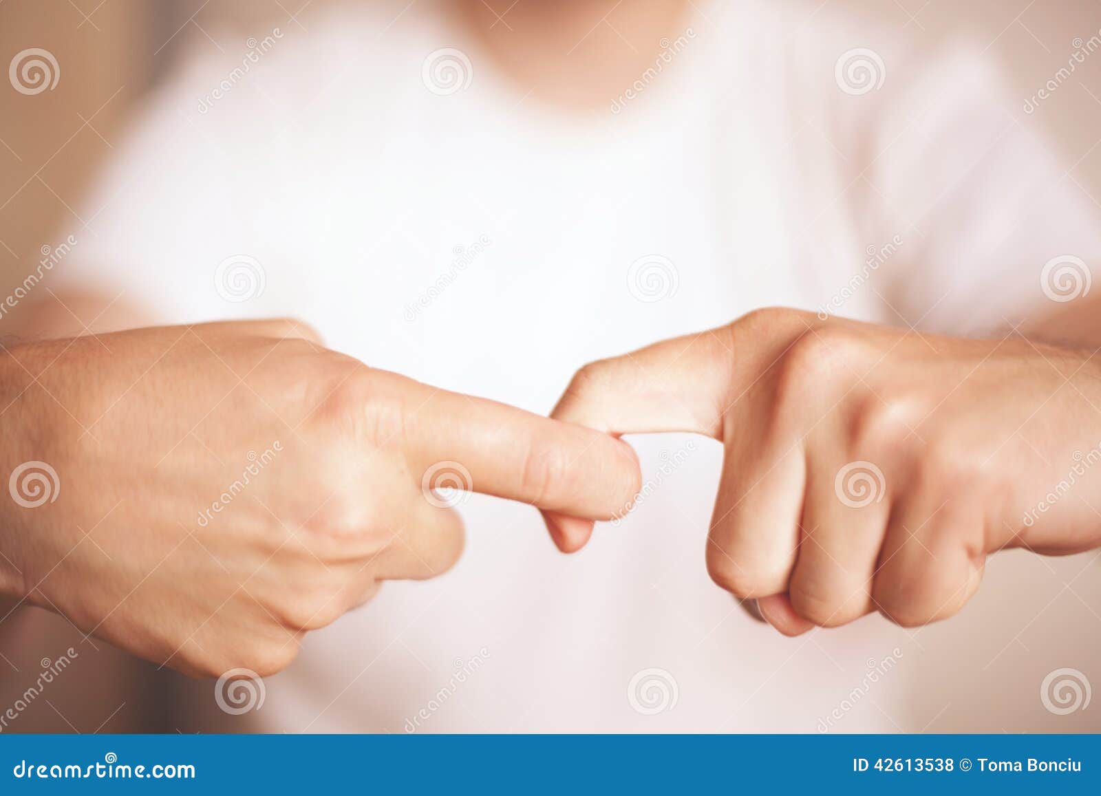 Fingers As a Concept for Partnership Stock Photo - Image of ...