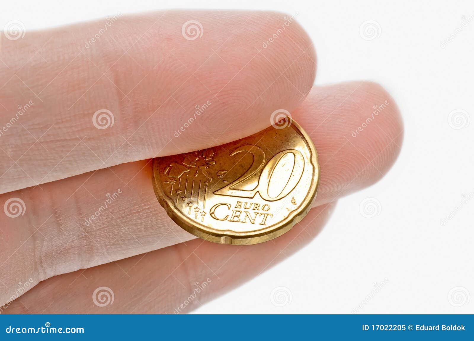 Fingers and coin stock image. Image of hand, earnings - 17022205