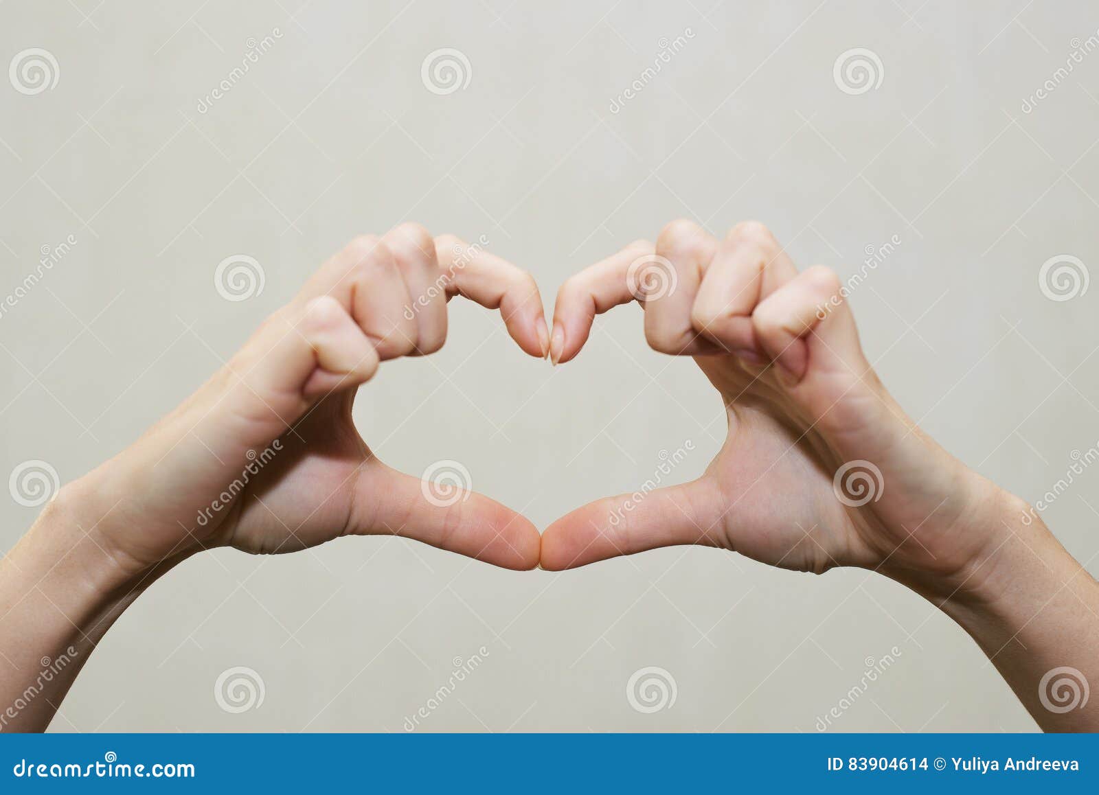 Fingers in Heart Shape. Love Inside Hands Shine Stock Photo - Image of ...
