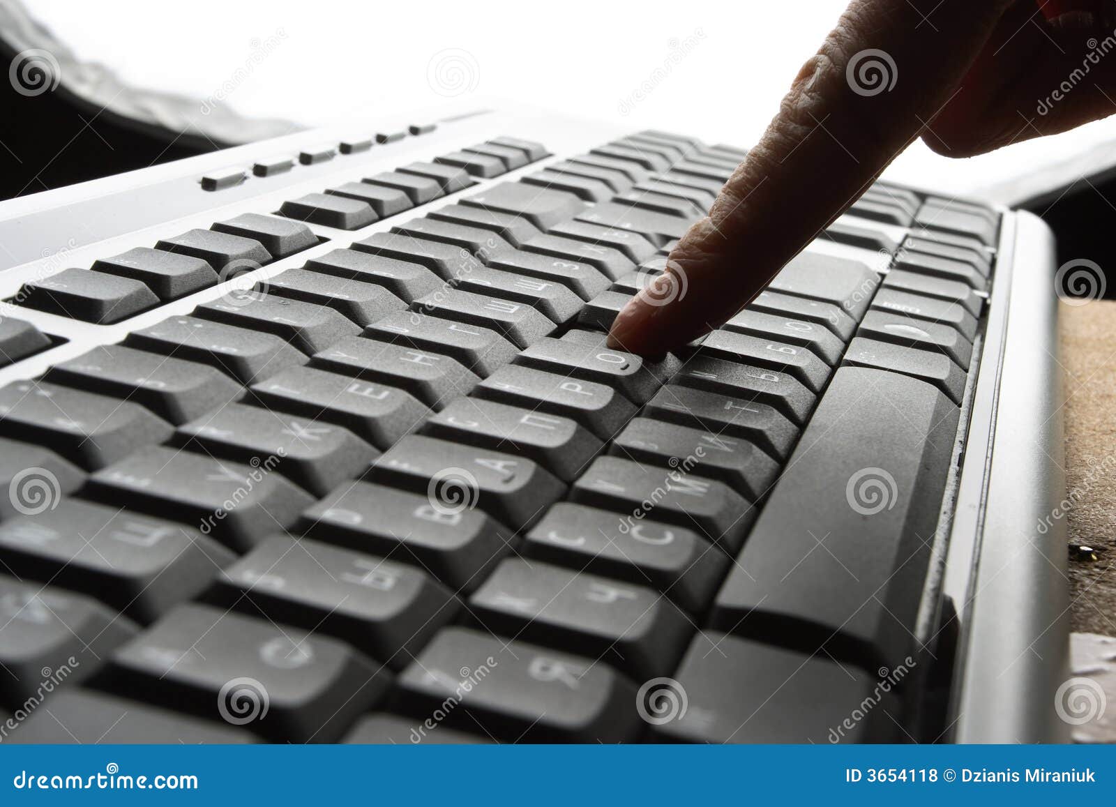 Fingers on keyboard stock photo. Image of mobile, technical - 3654118