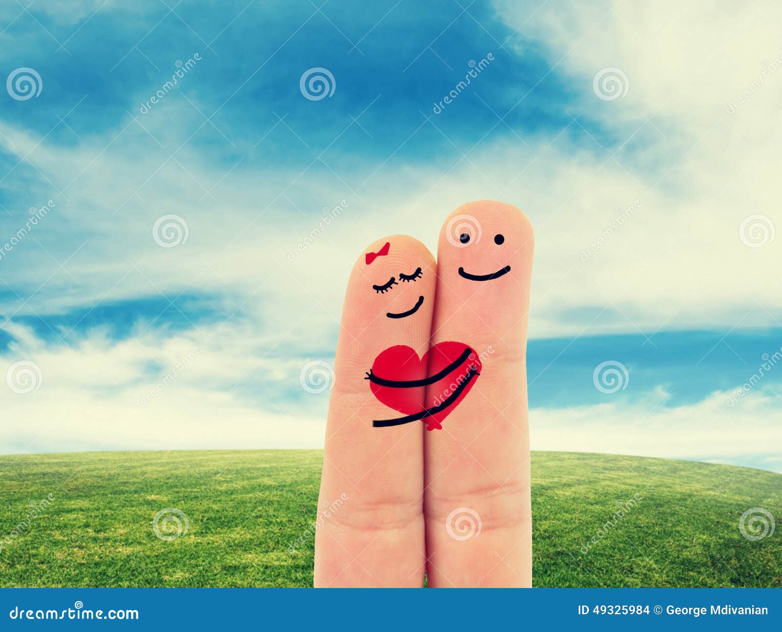 Fingers in love stock photo. Image of creative, fingers - 49325984
