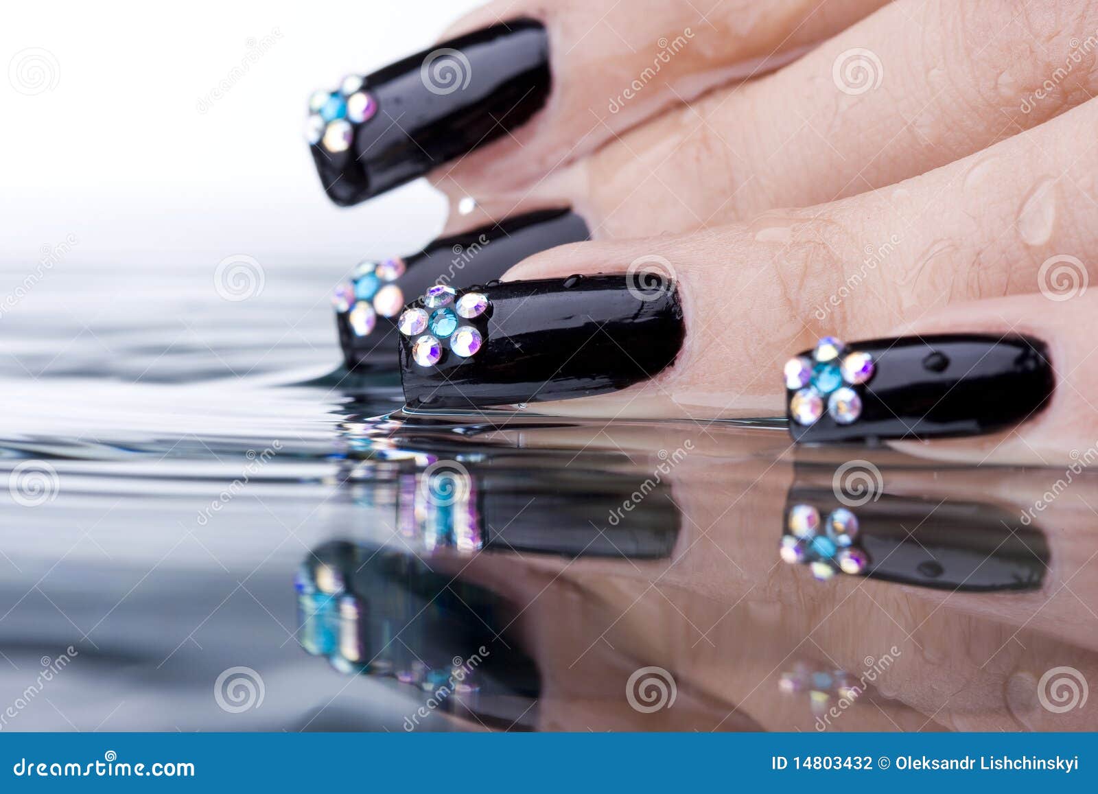 Fingers with Original Design Manicure Stock Photo - Image of manicure ...