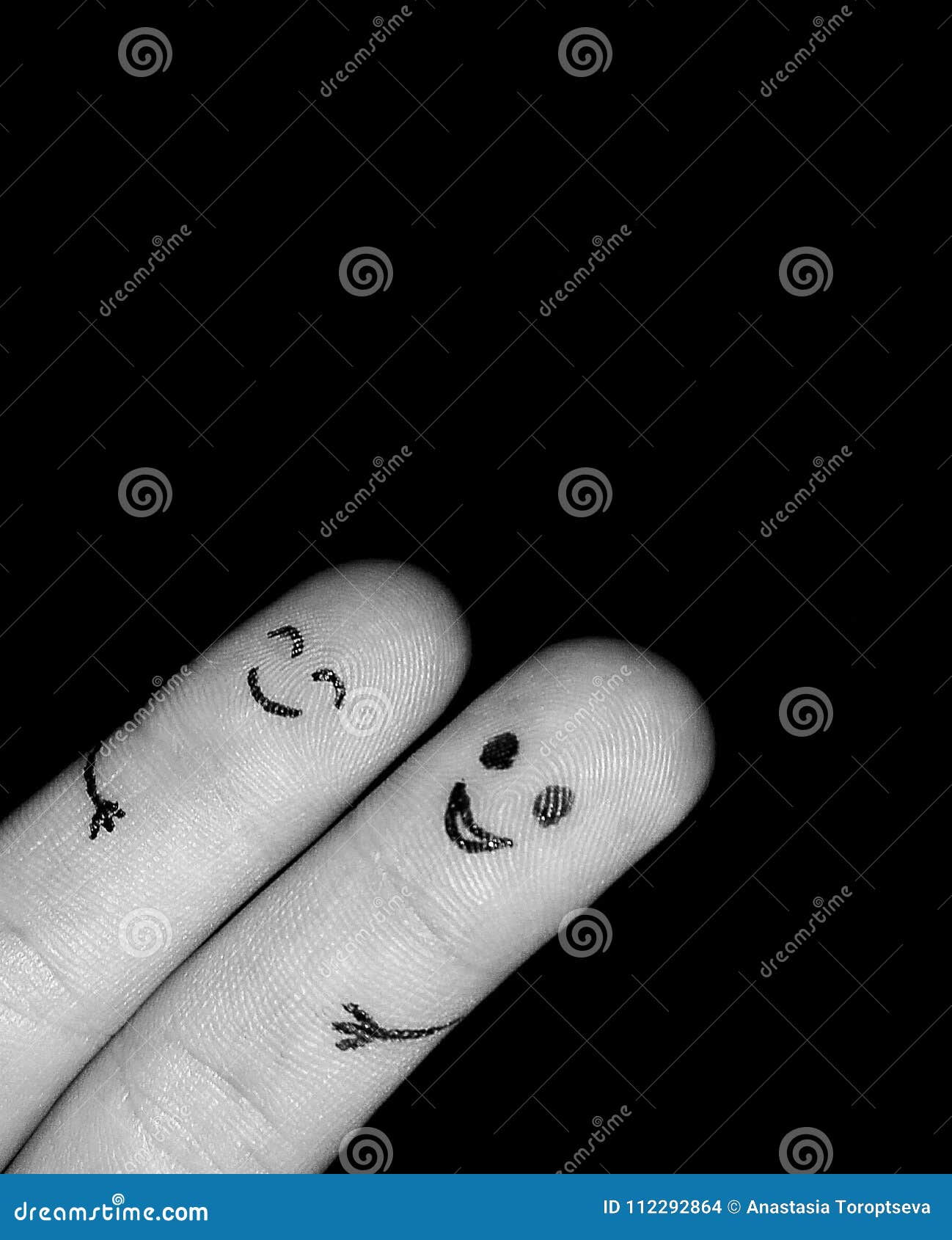 Happy fingers stock photo. Image of white, painted, hands - 112292864