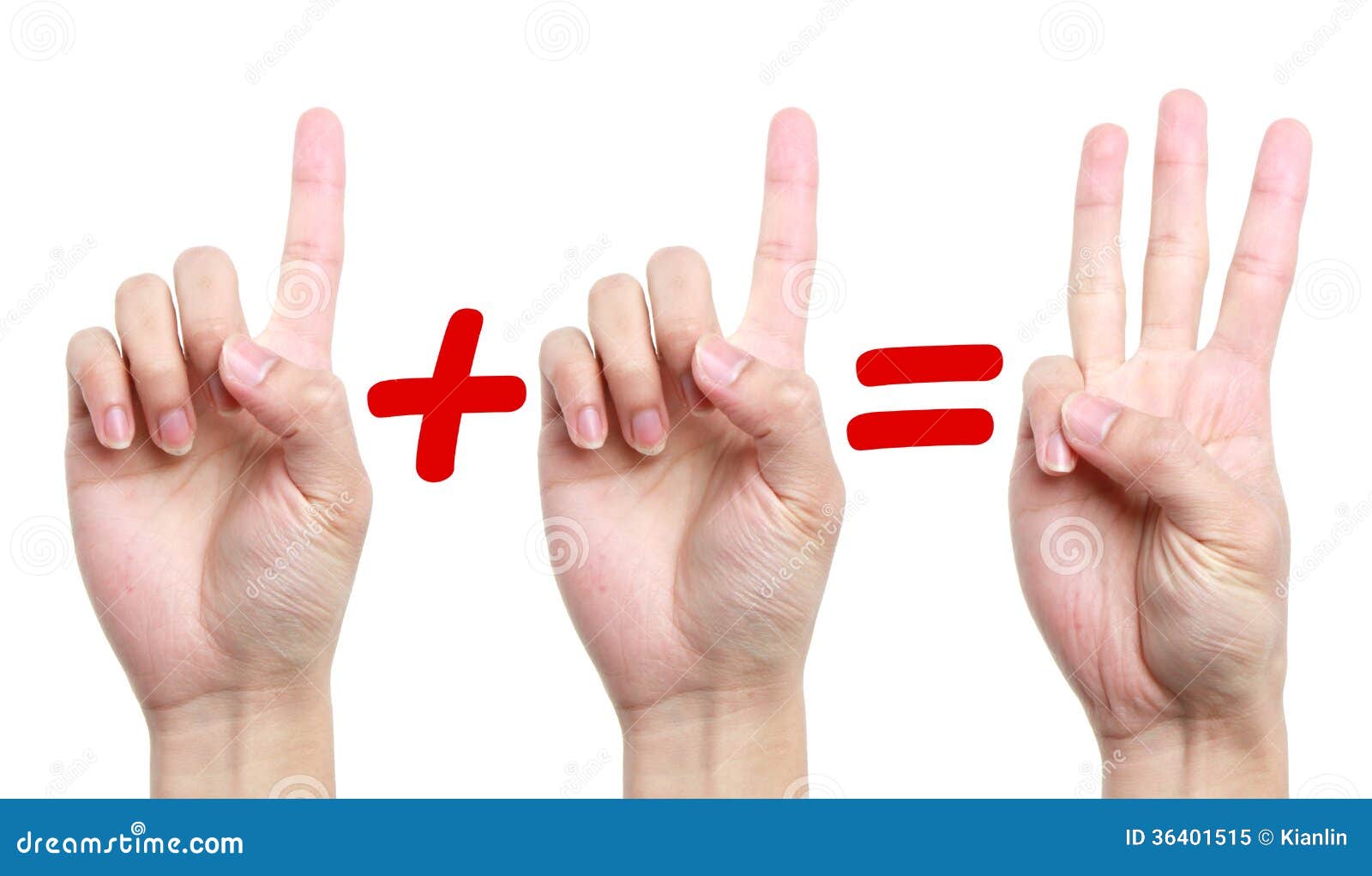 1 + 1 = 3 stock image. Image of child, object, showing - 36401515