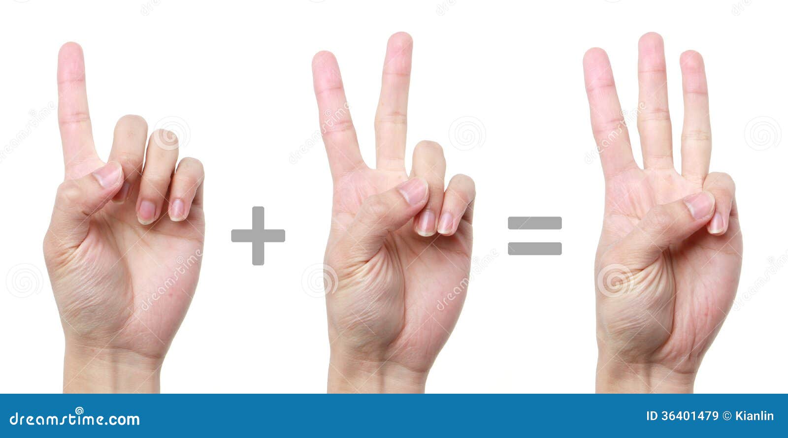 1 + 2 = 3 stock image. Image of child, white, object - 36401479