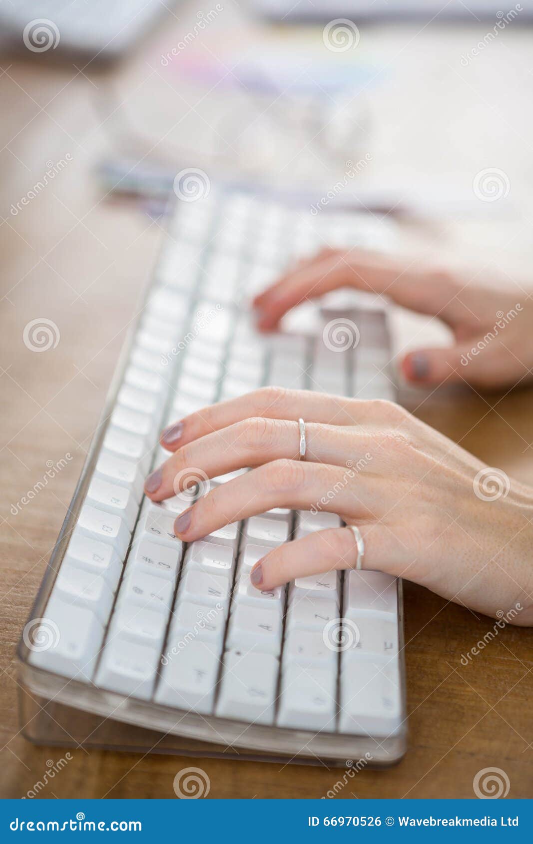 Fingers Typing on a Computer Keyboard Stock Photo - Image of mouse ...
