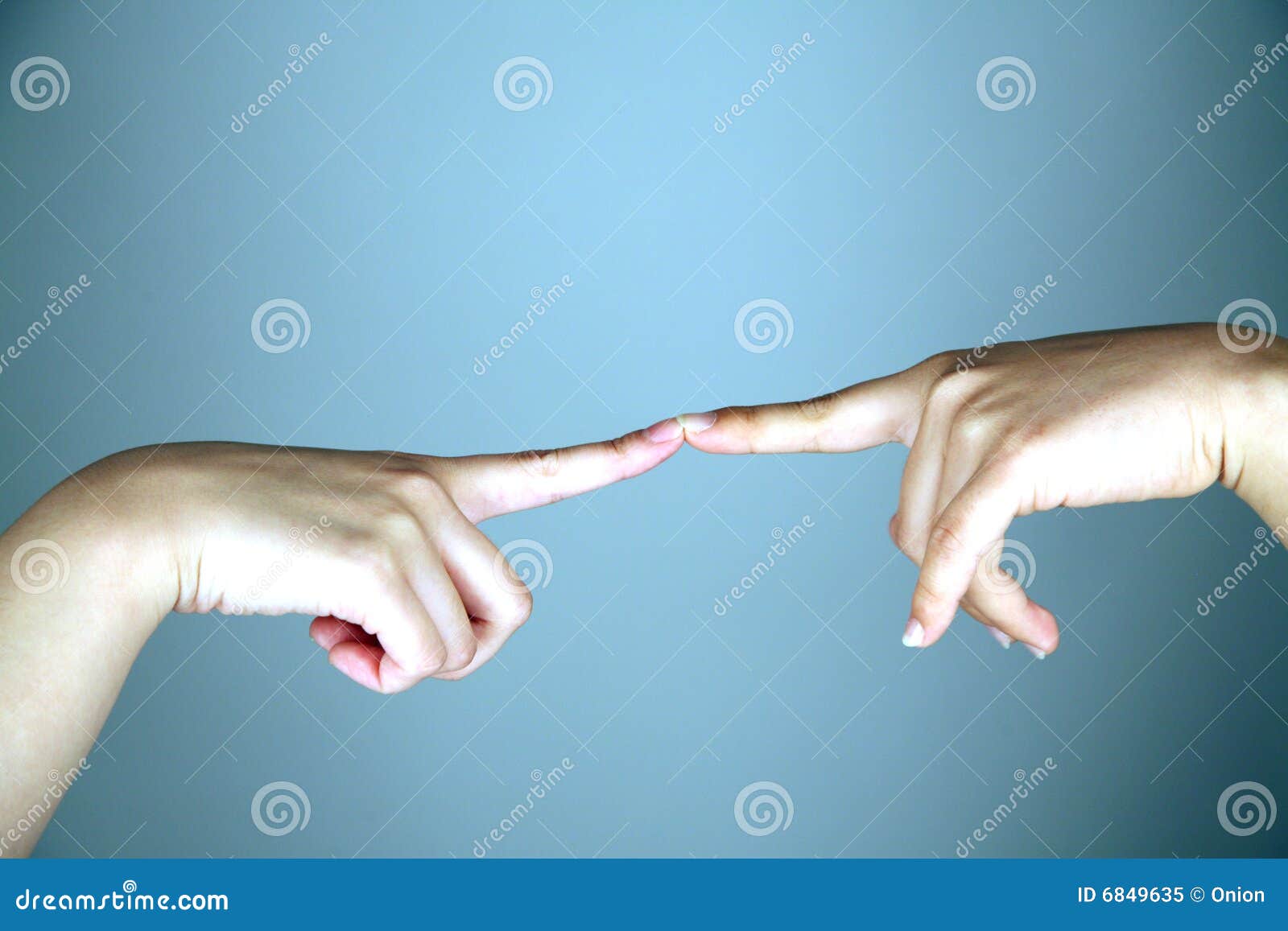 Fingertips touching stock image. Image of fingertips, confirm - 6849635