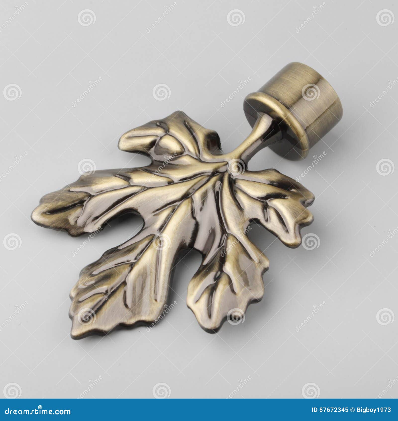 Finials for Curtain Cornices. Stock Image - Image of pole, curtain ...