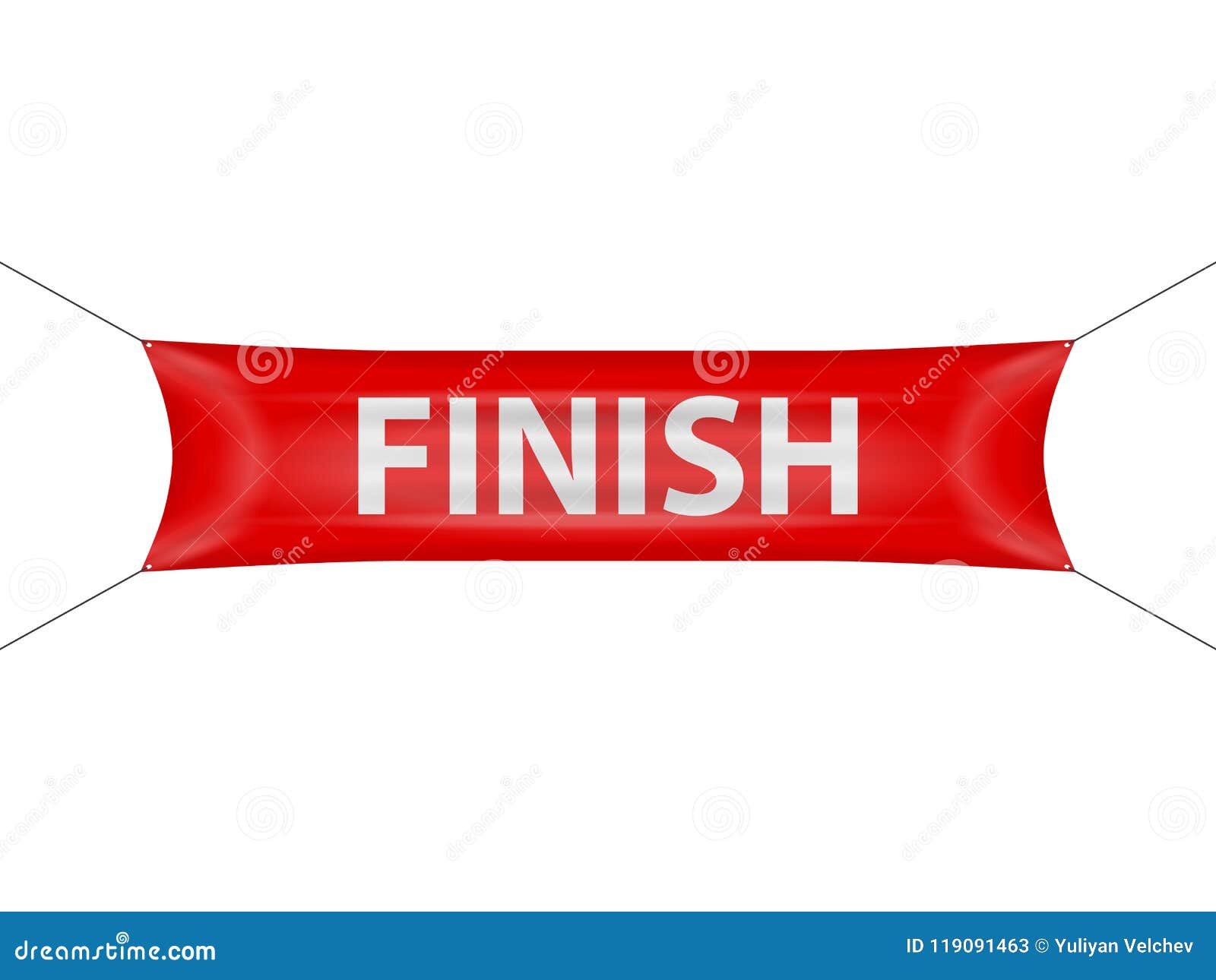Finish banner stock vector. Illustration of finishing - 119091463