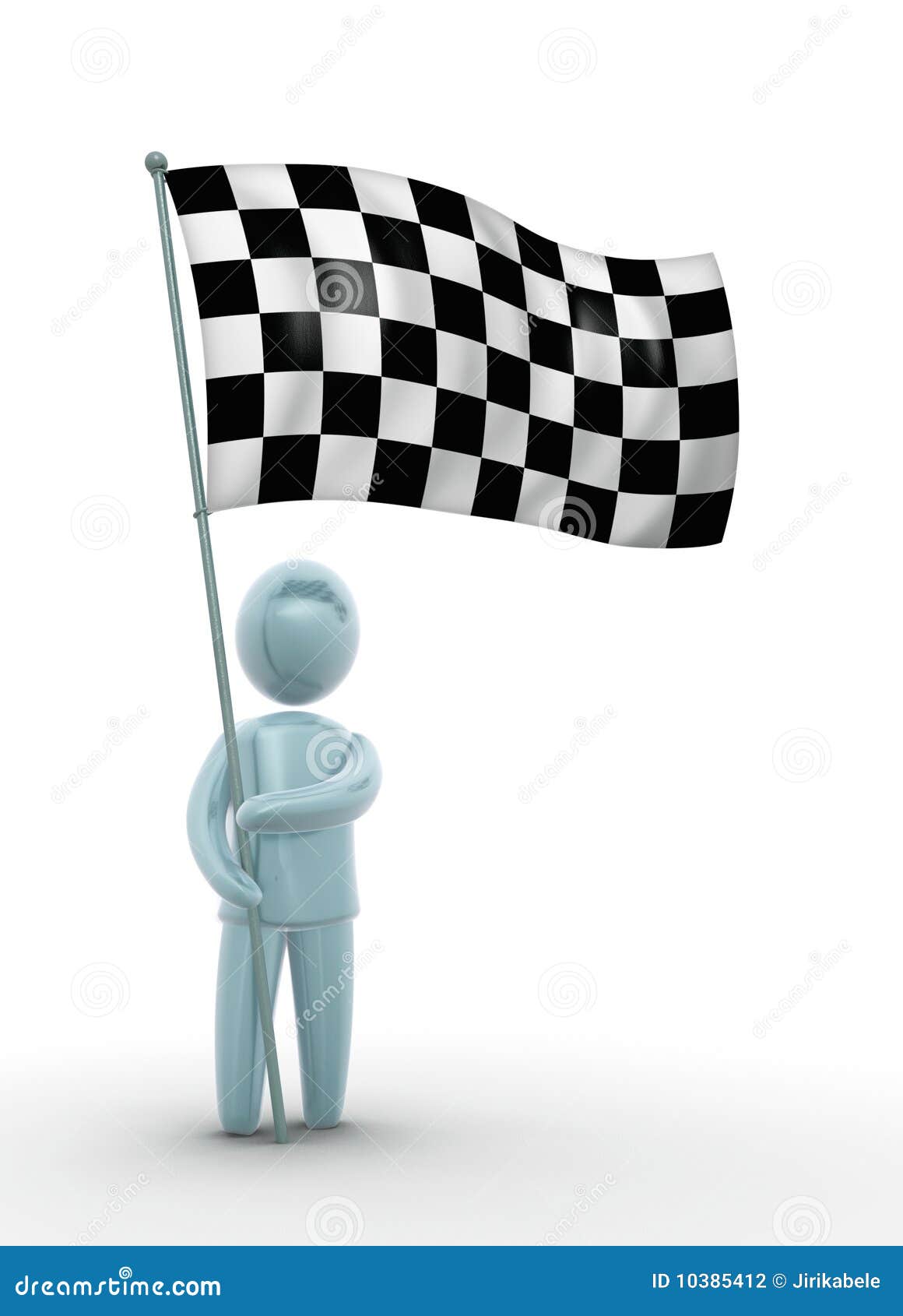 Finish flag stock illustration. Illustration of checked - 10385412