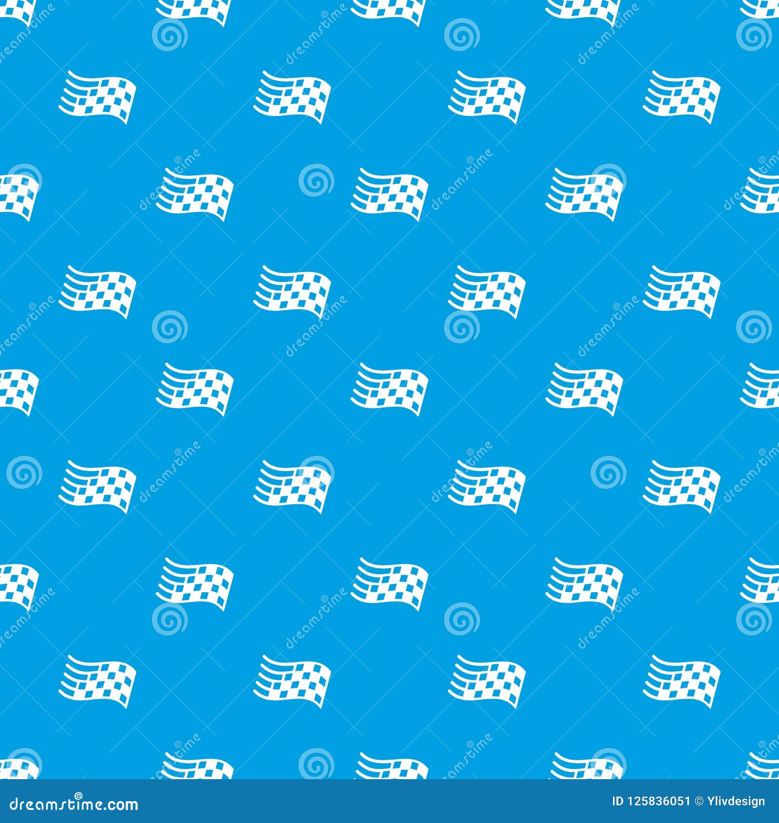 Finish Flag Pattern Seamless Blue Stock Illustration - Illustration of ...