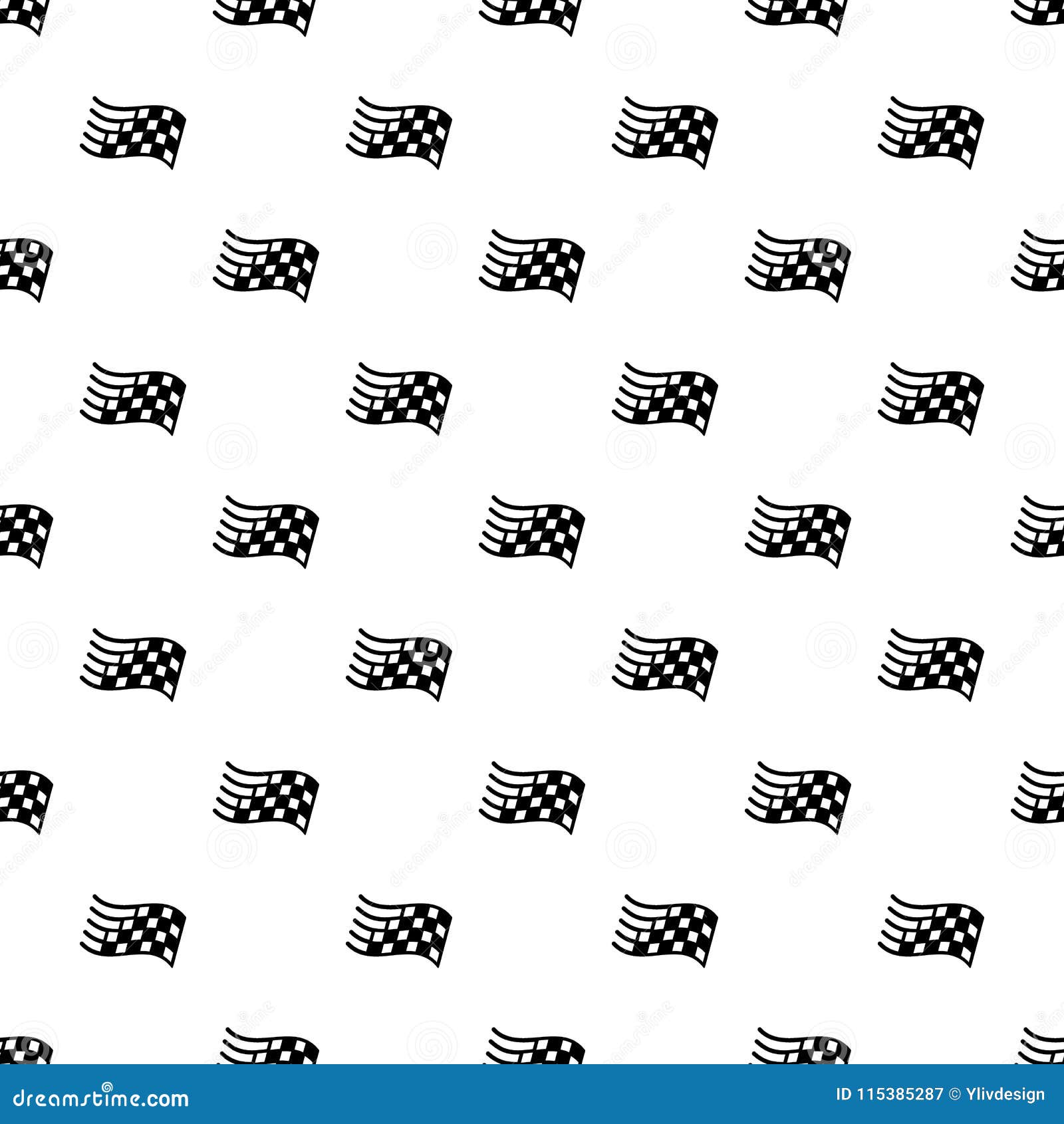 Finish Flag Pattern Vector Seamless Stock Vector - Illustration of ...