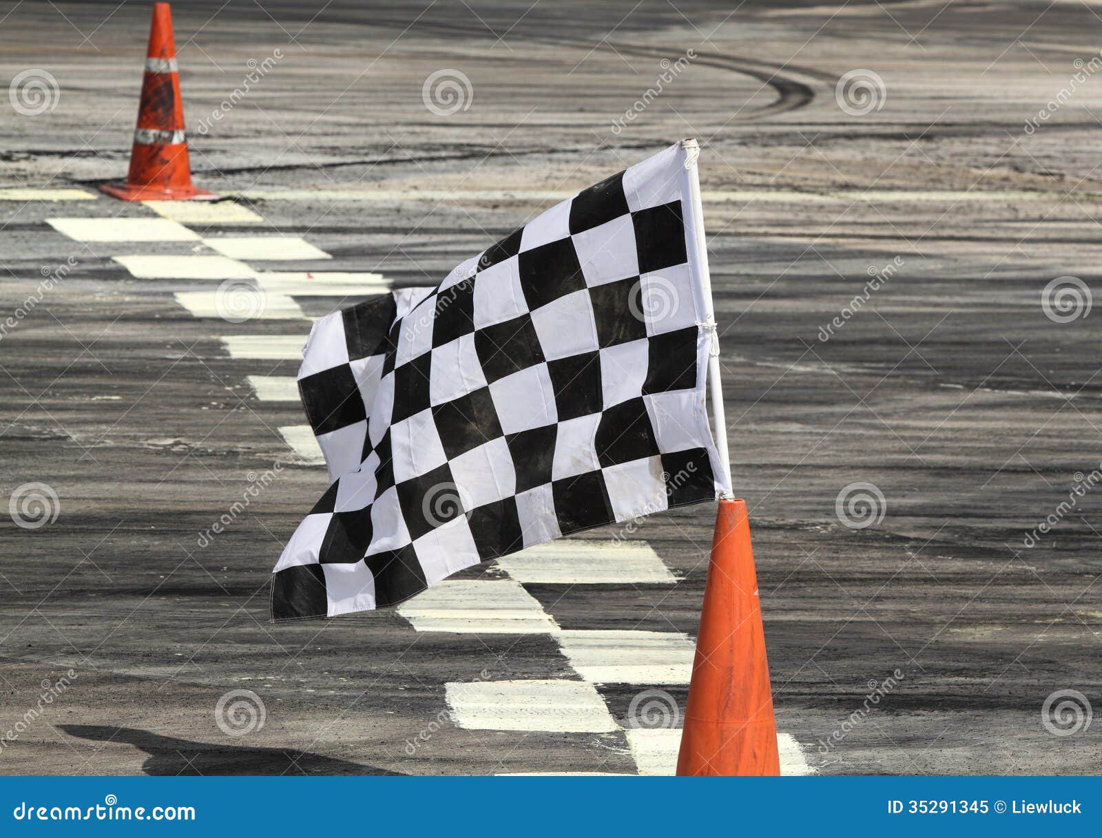 Finish flag stock image. Image of victory, pole, flag - 35291345