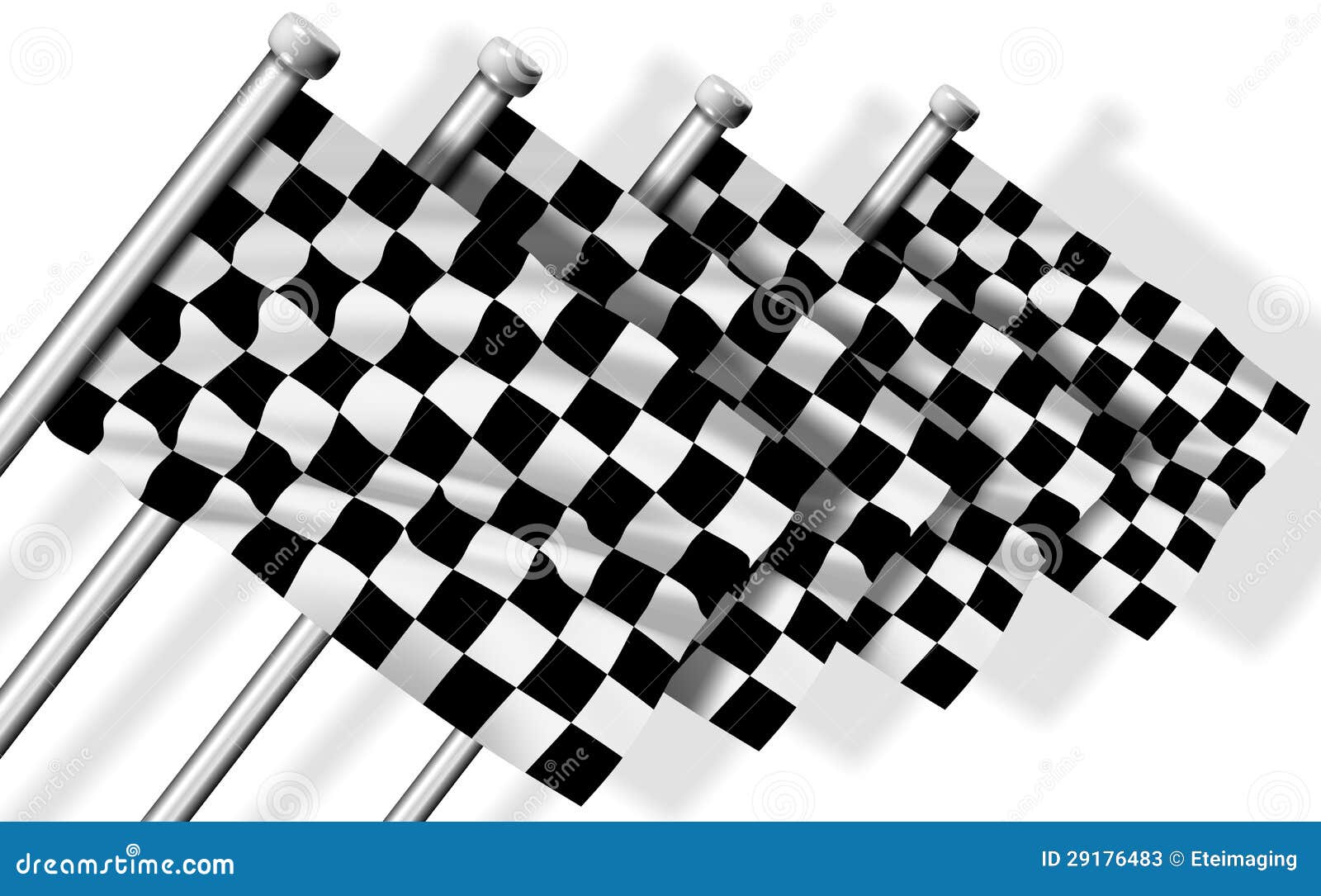 Finish flags stock illustration. Illustration of winner - 29176483