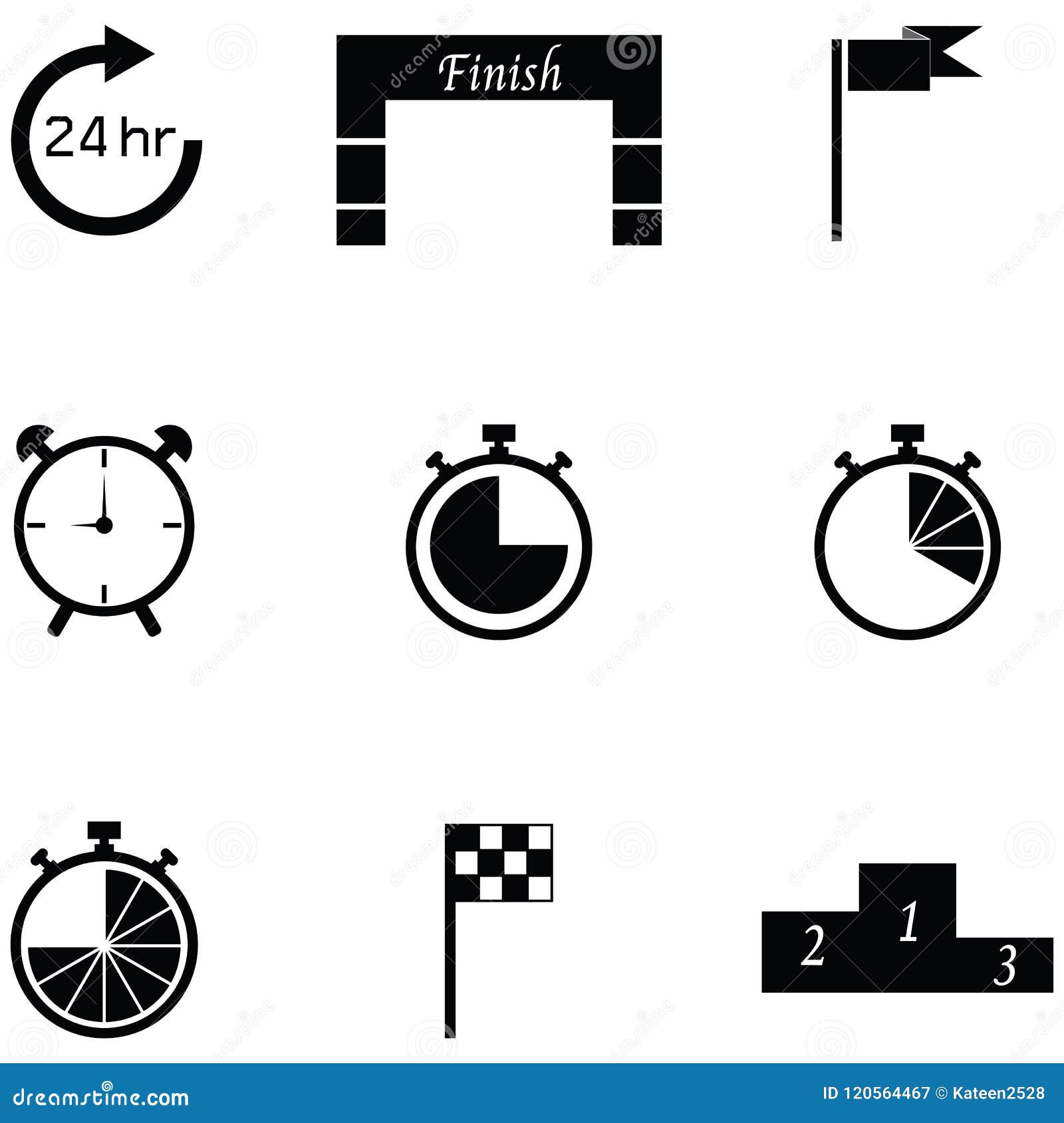 Finish icon set stock vector. Illustration of symbol - 120564467