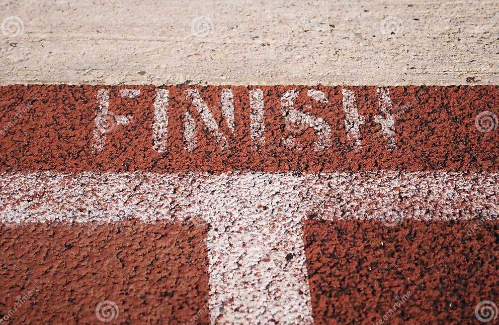 Finish line stock photo. Image of goal, achieving, competition - 15891618