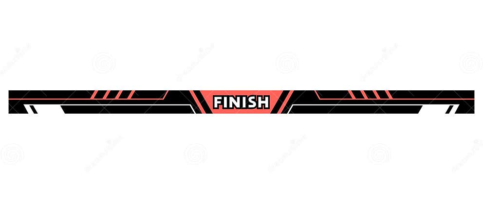 Finish line design stock vector. Illustration of athletics - 327580970