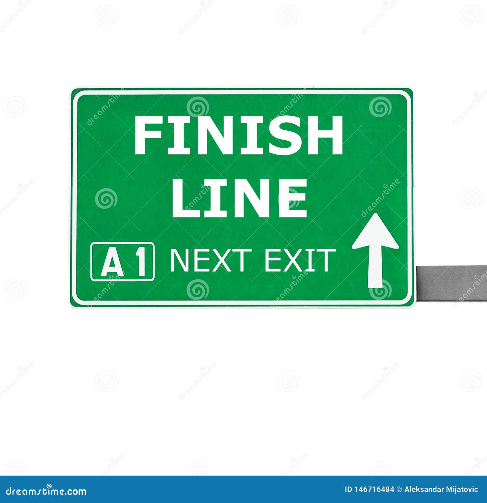 FINISH LINE Road Sign Isolated on White Stock Photo - Image of line ...