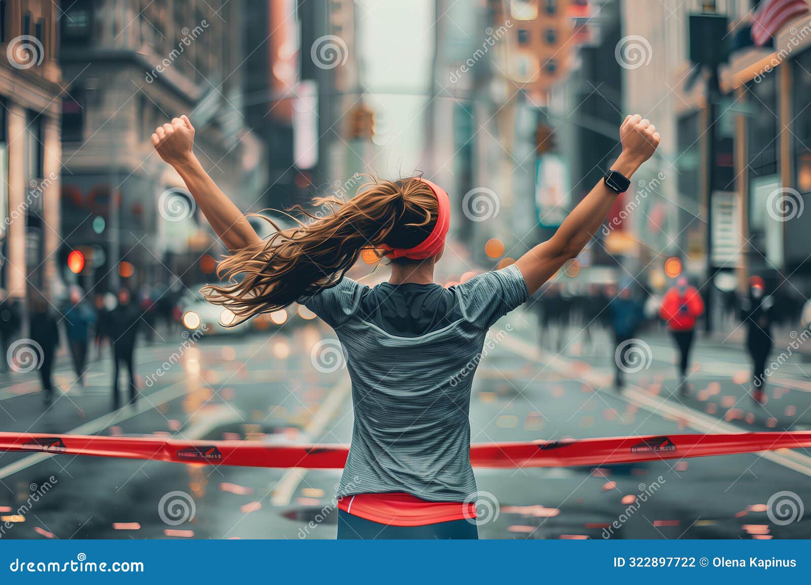 Finish line stock illustration. Illustration of runner - 322897722