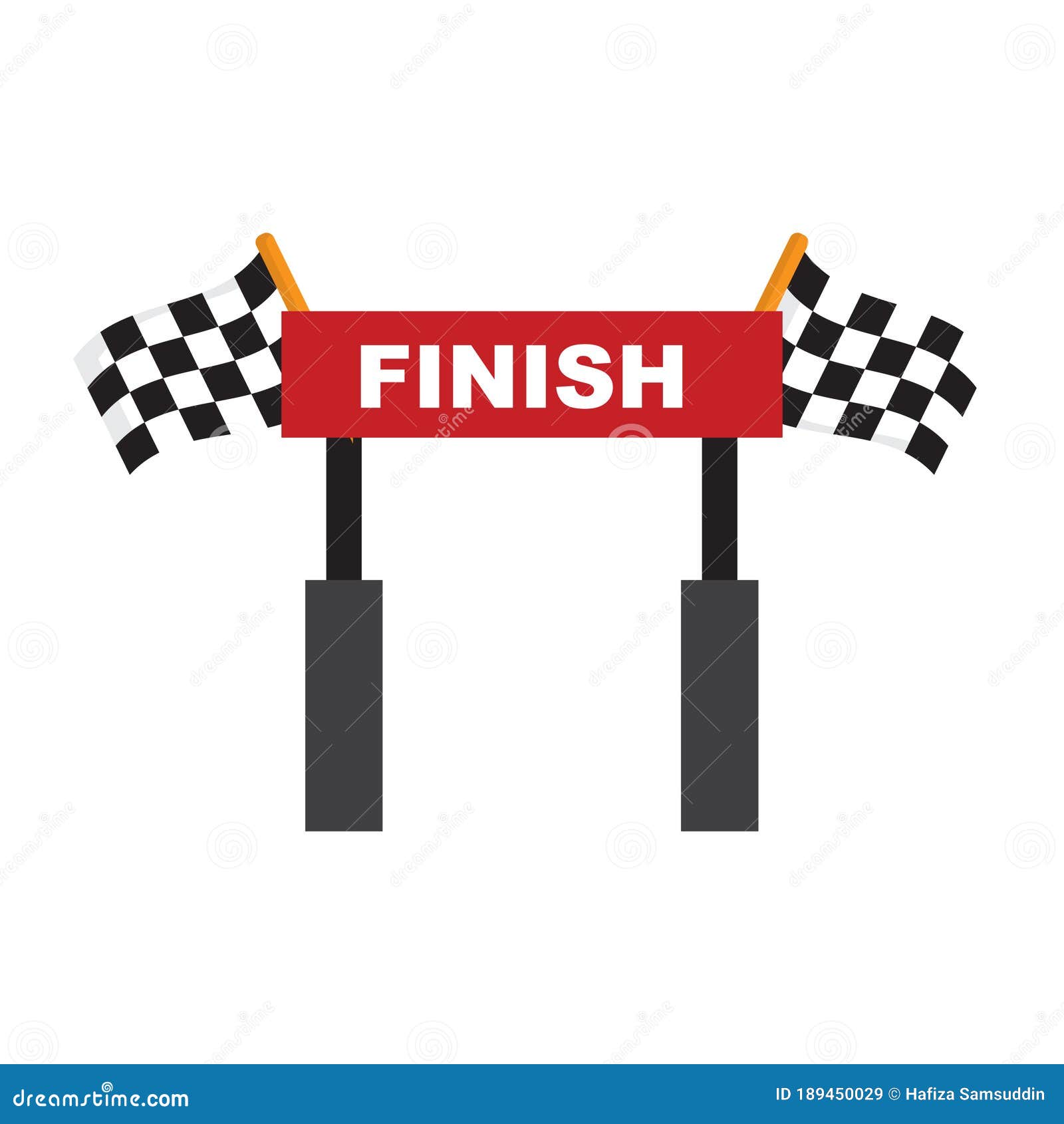 Finish Line. Vector Illustration Decorative Design Stock Vector ...