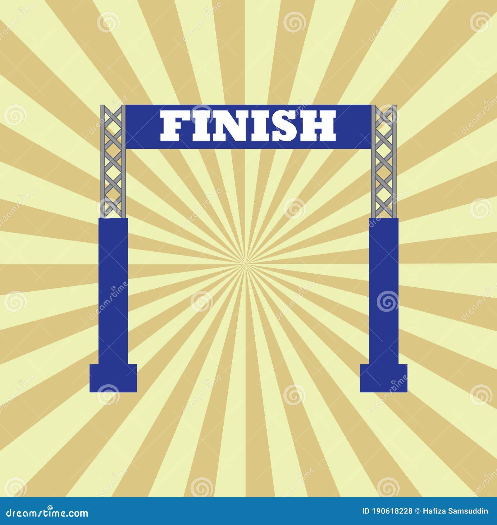 Finish Line. Vector Illustration Decorative Design Stock Vector ...
