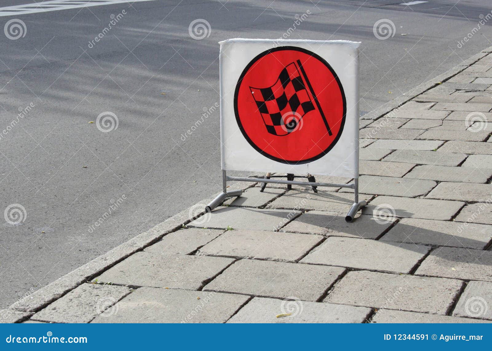 Finish of rally stock image. Image of finish, signal - 12344591