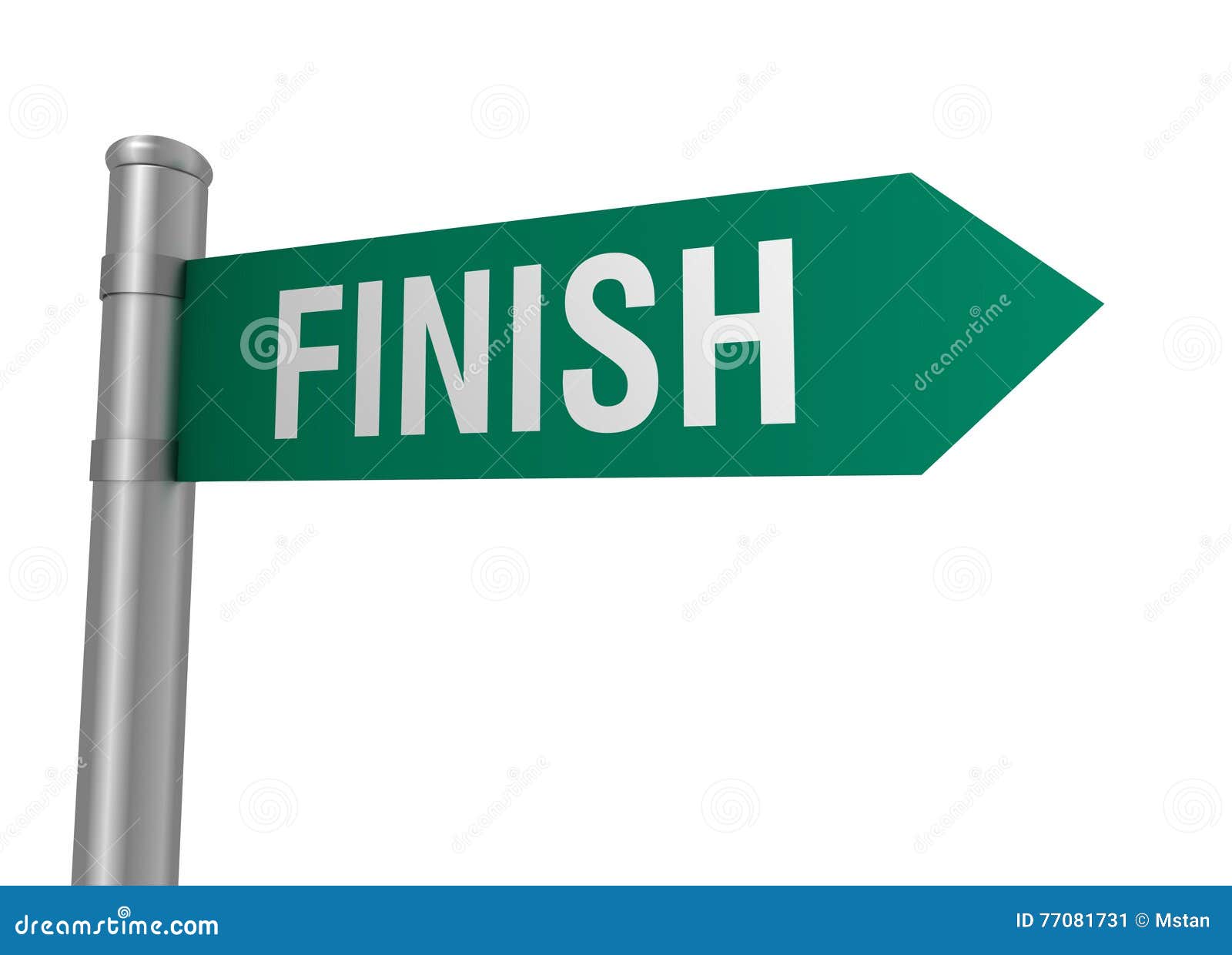 Finish road sign stock illustration. Illustration of abstract - 77081731