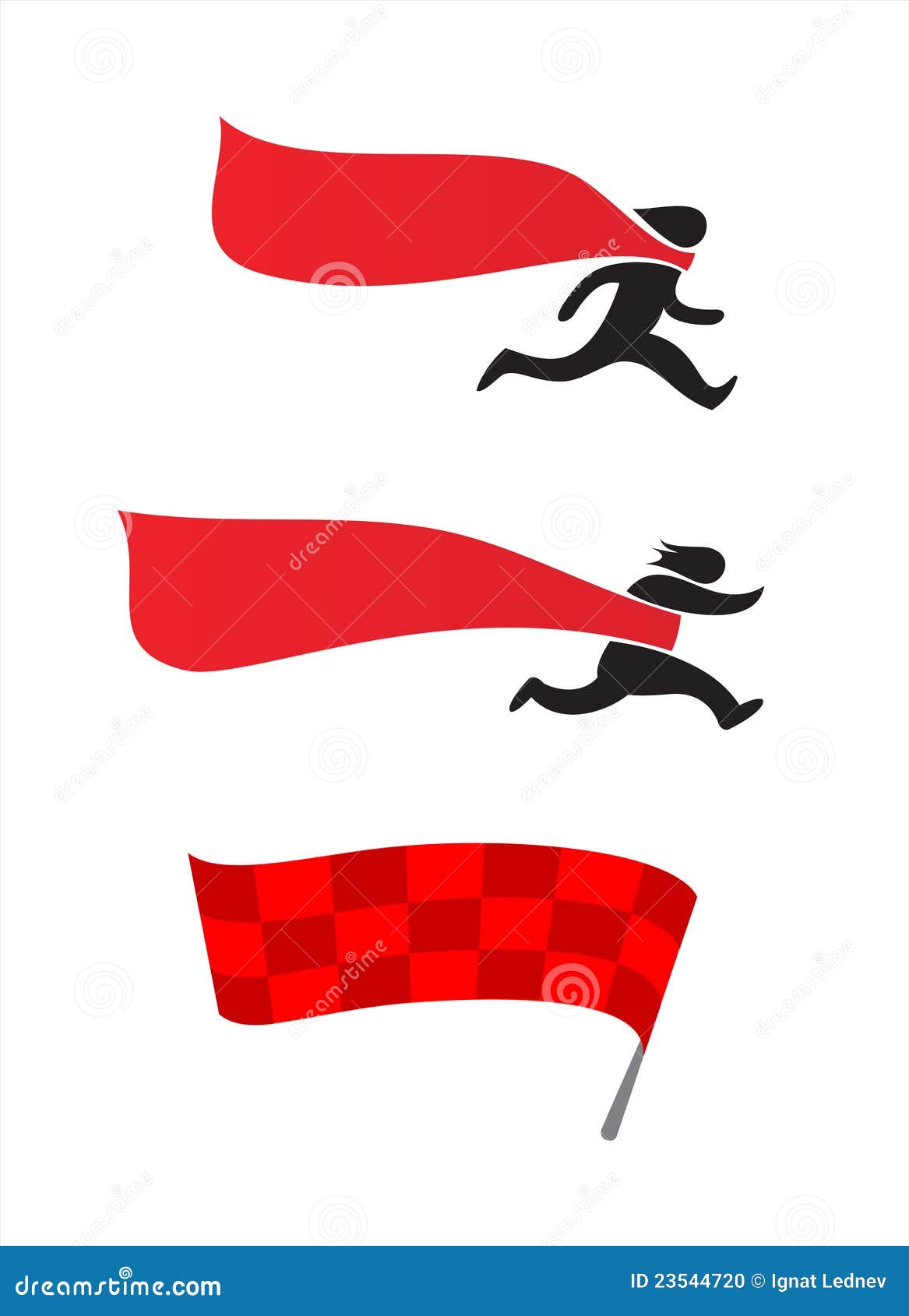 Finish symbols stock illustration. Illustration of motion - 23544720