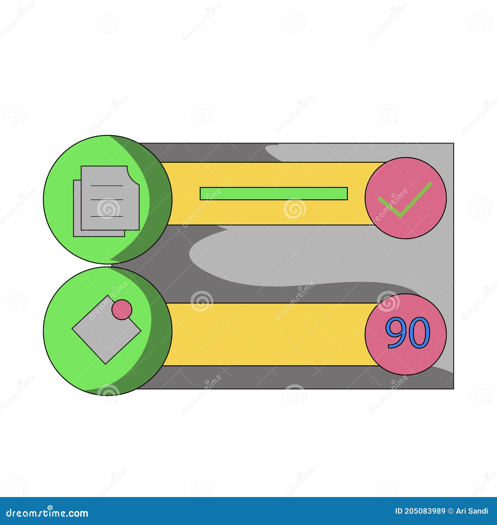 Finish Task Clip Art. Clip Art, Vector, Illustration Stock Illustration ...