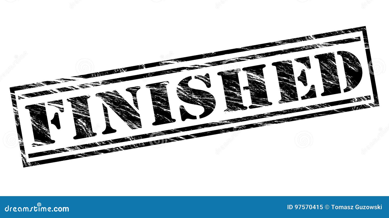 Finished black stamp stock illustration. Illustration of symbol - 97570415