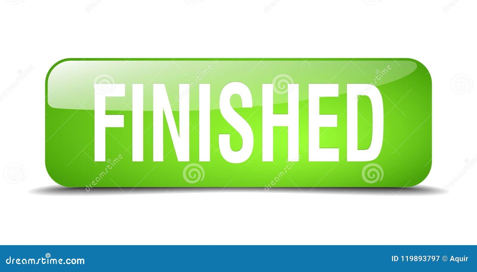 Finished button stock vector. Illustration of green - 119893797