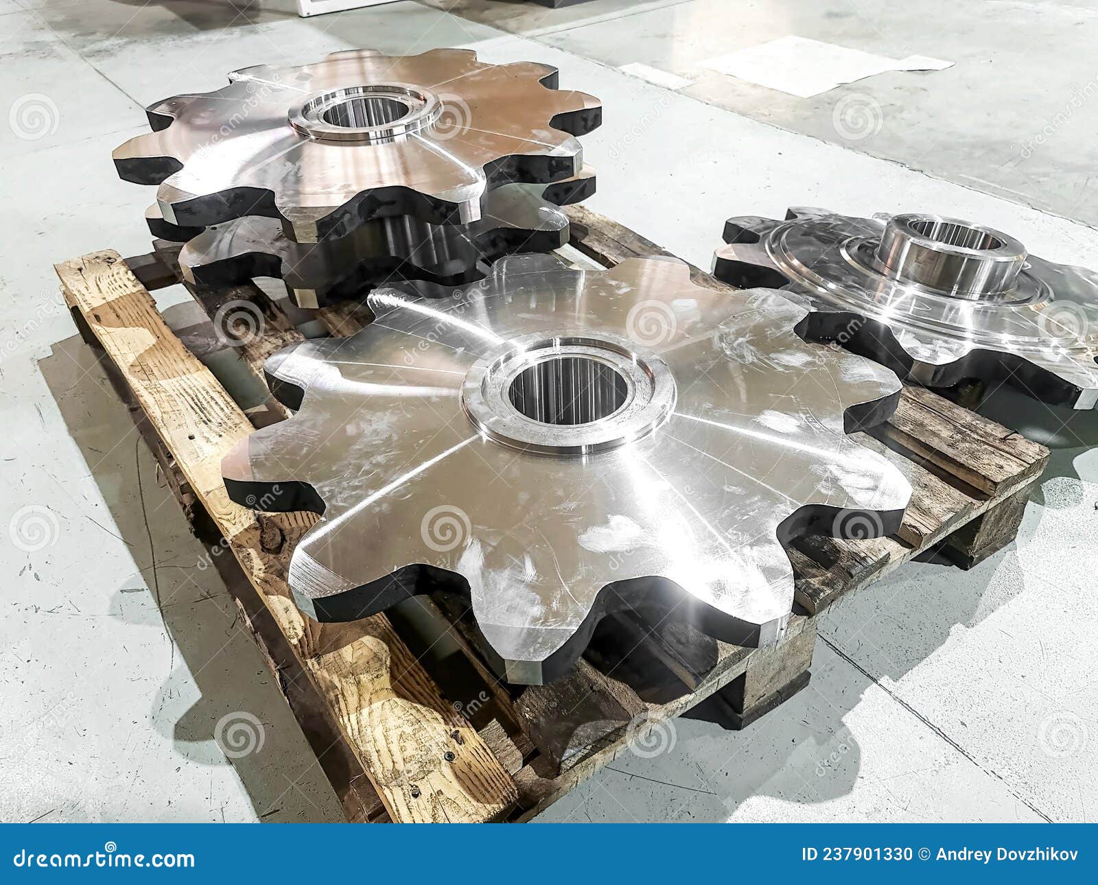 Finished Gears after Processing on the Machine are in the Warehouse at ...