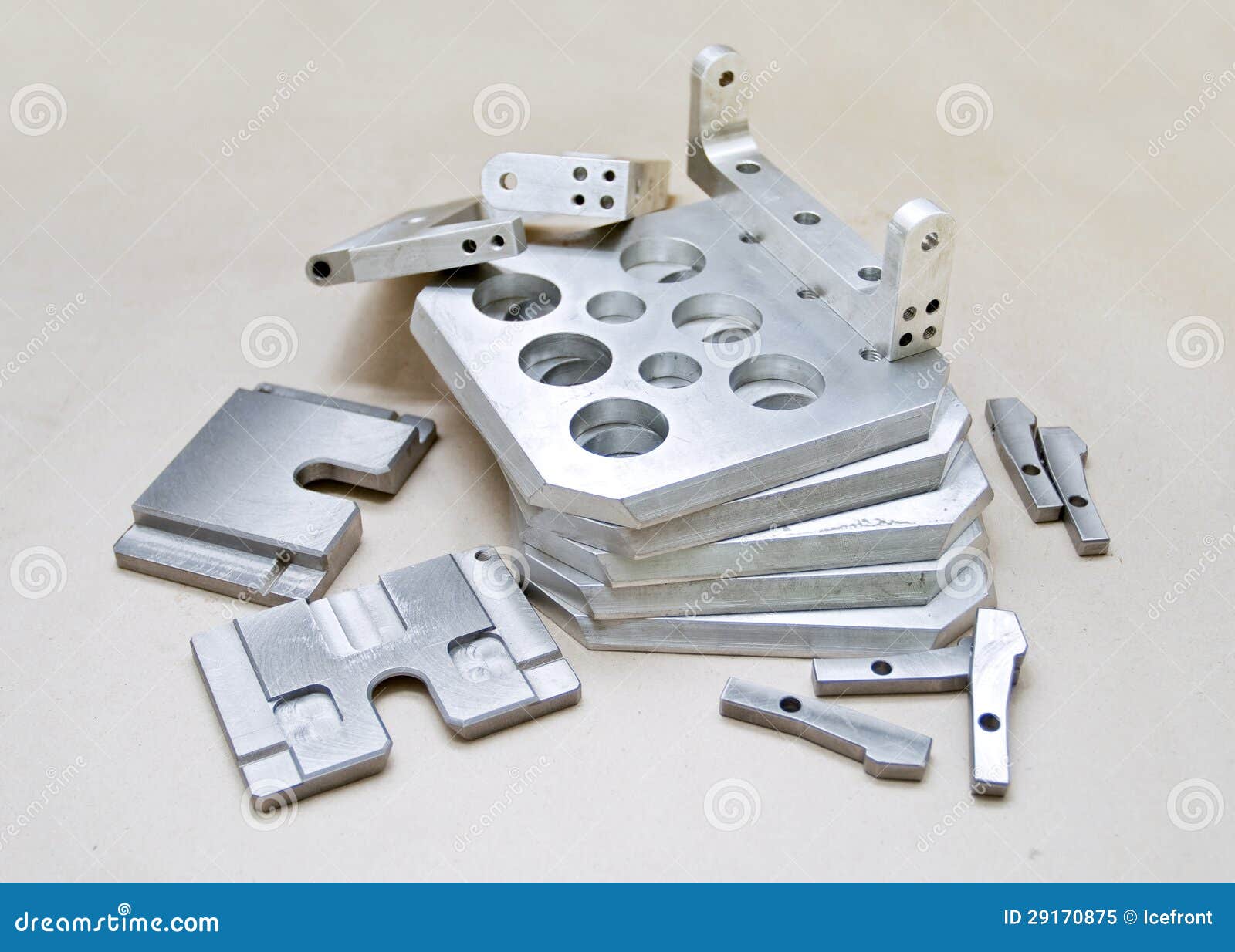 Finished mold pieces stock image. Image of metal, pieces - 29170875