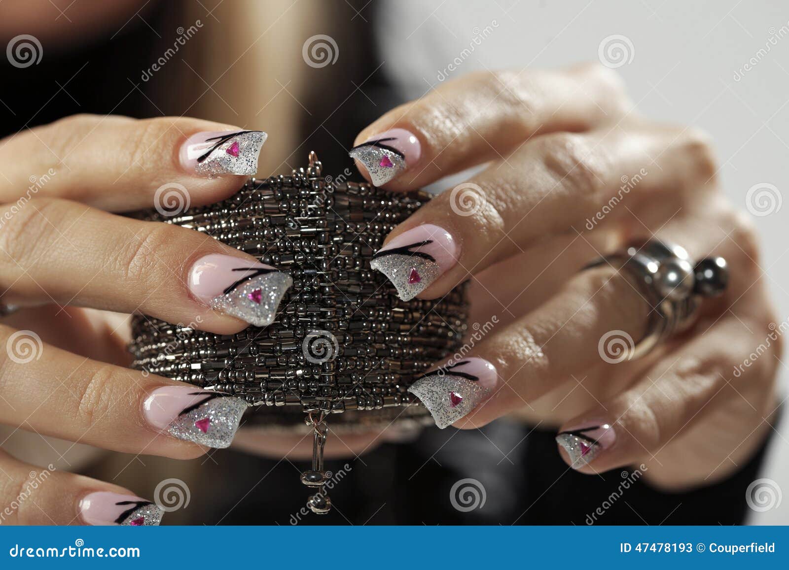 Finished nails stock image. Image of finger, elegant - 47478193