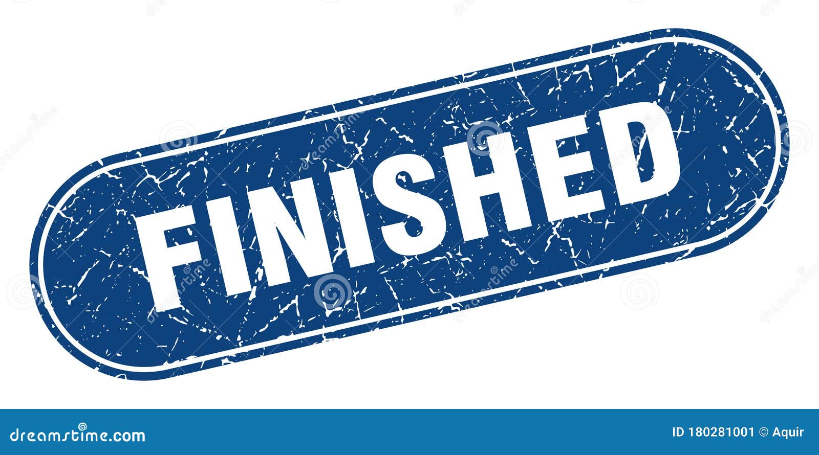 Finished Sign. Finished Grunge Stamp Stock Vector - Illustration of ...