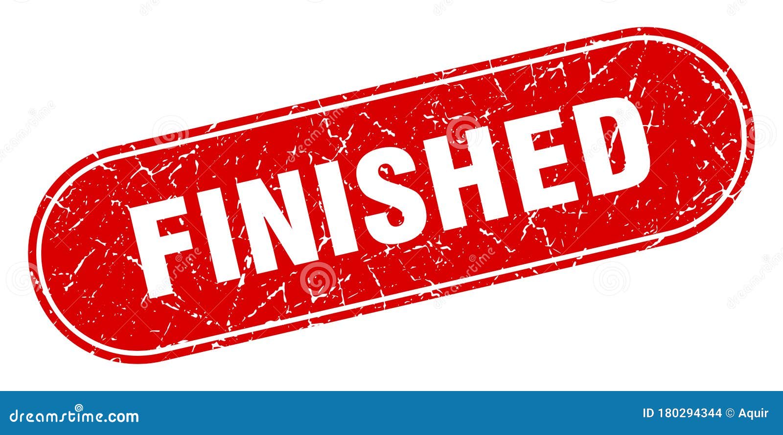 Finished Sign. Finished Grunge Stamp Stock Vector - Illustration of ...