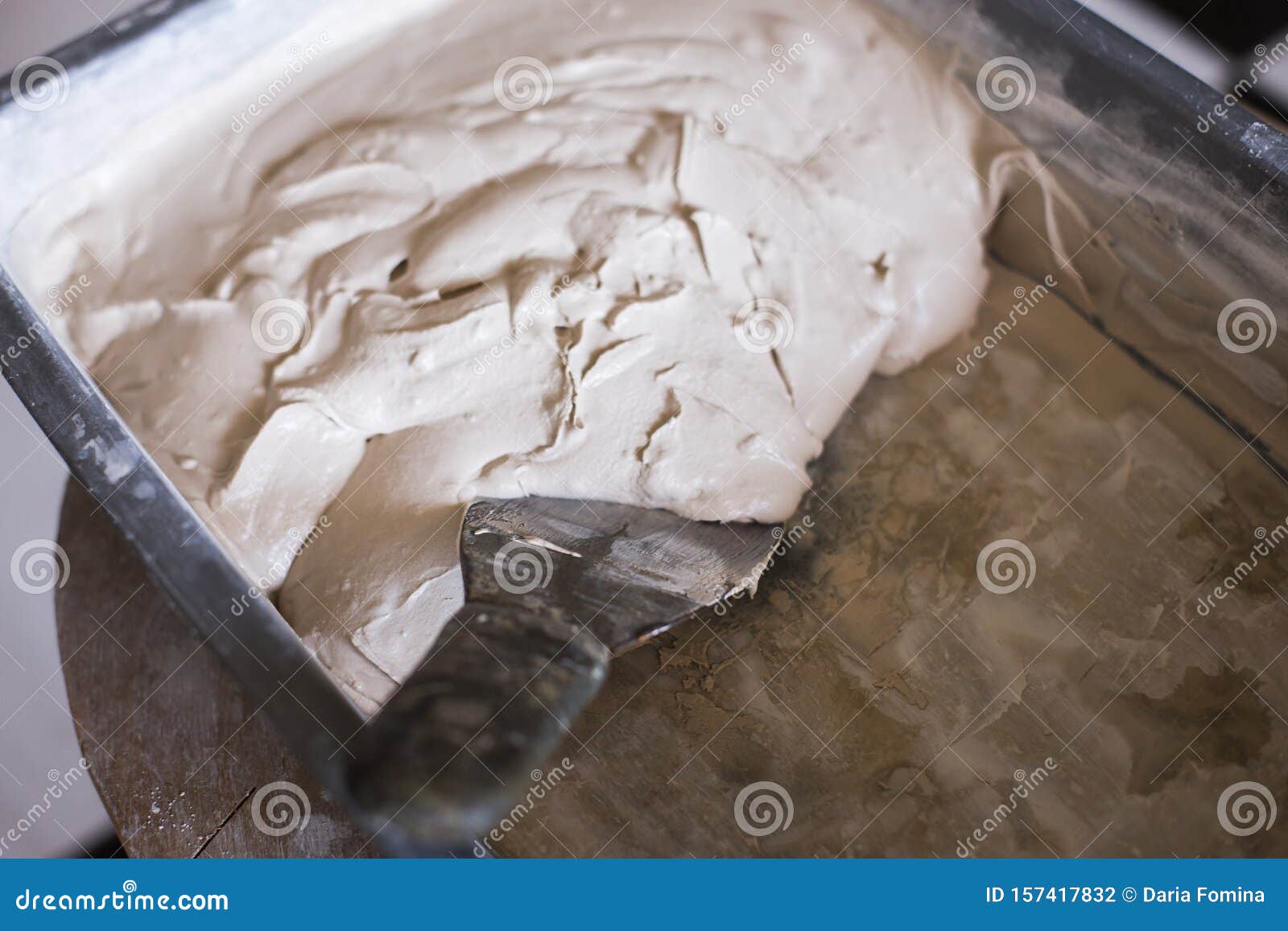 Finished Solution of the Final Putty in a Plastic Container, Repair ...