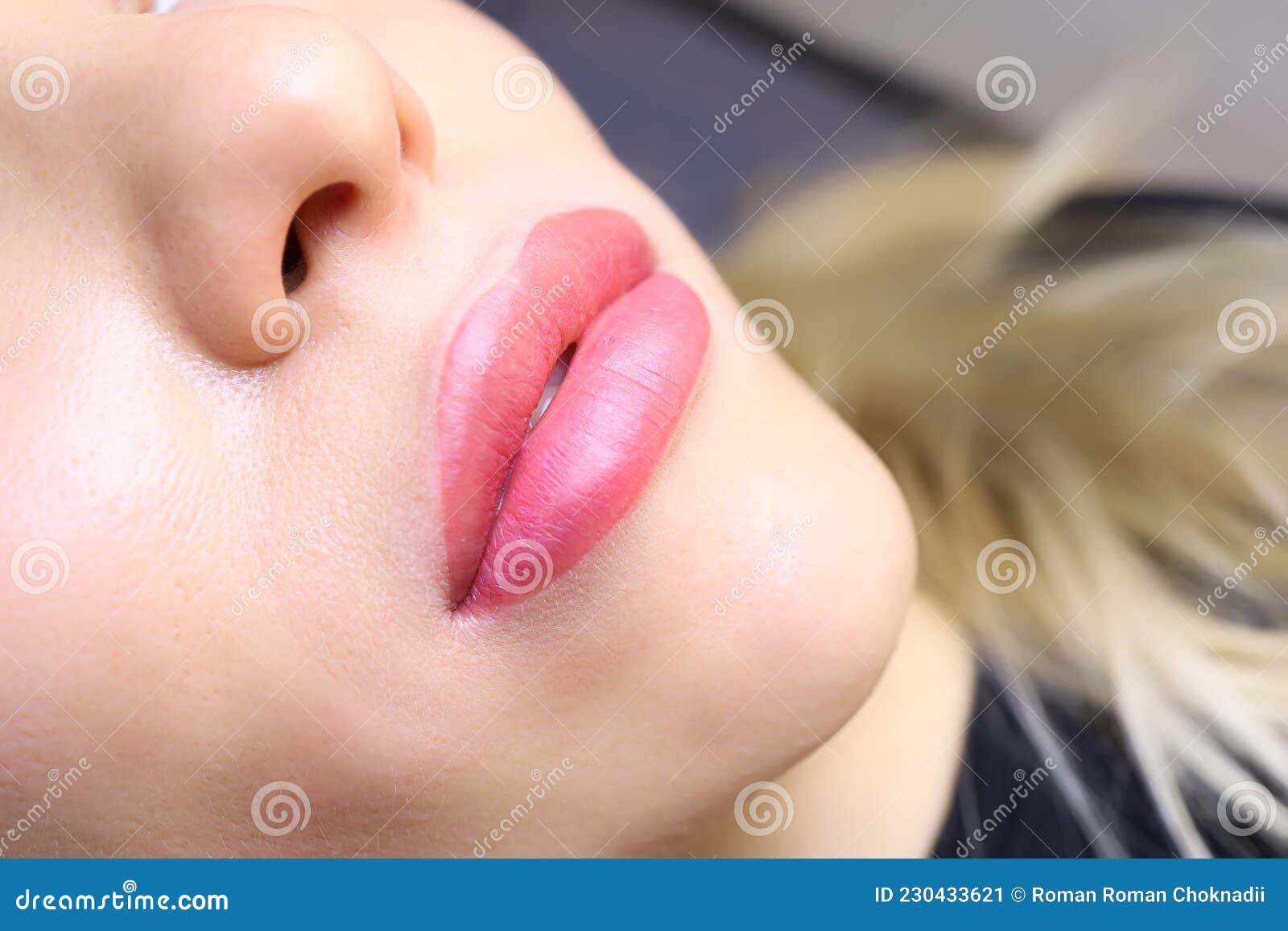 Finished Work on Permanent Lip Makeup is a Wonderful Result of the Fact ...