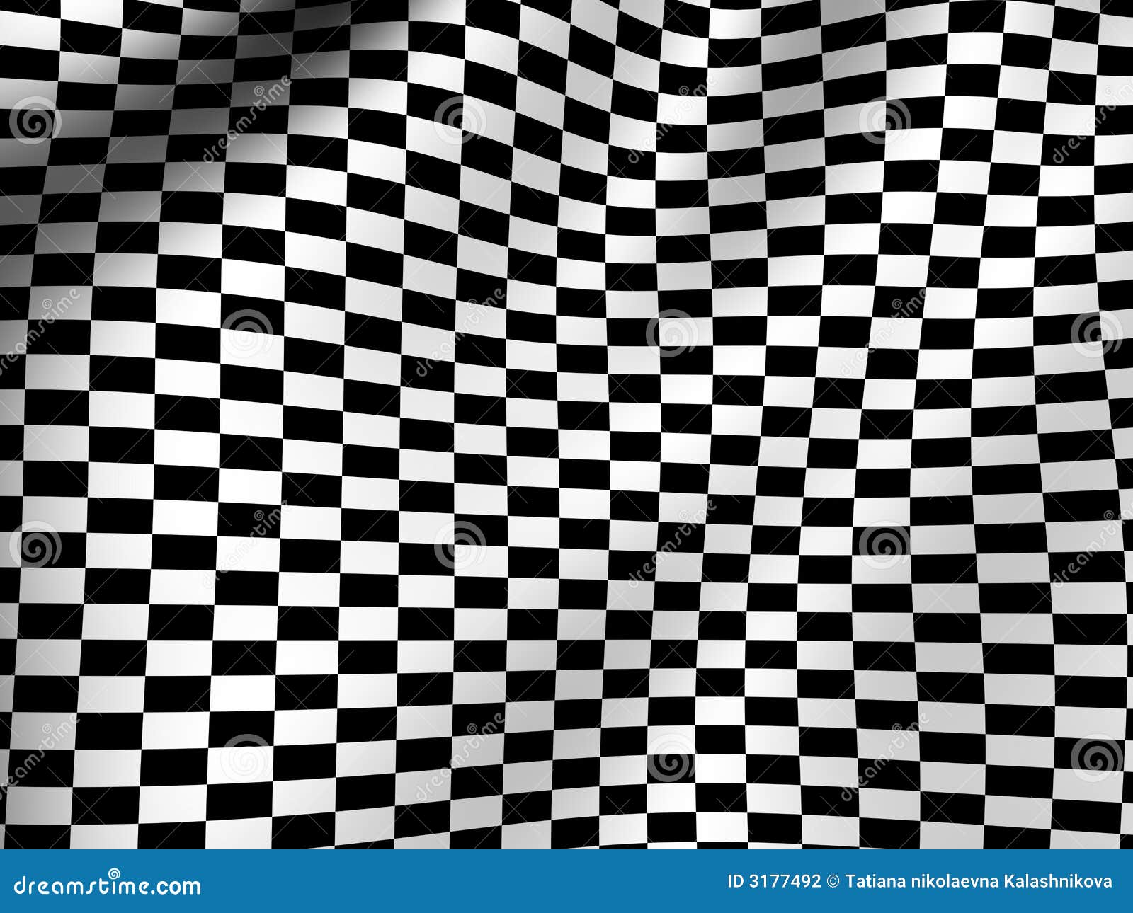 Finishing checkered flag. stock illustration. Illustration of ...