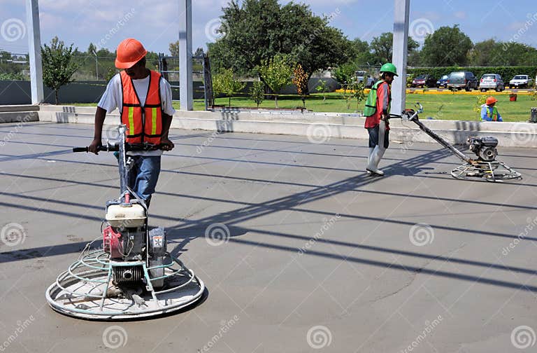 Finishing concrete stock image. Image of gear, construction - 21978031