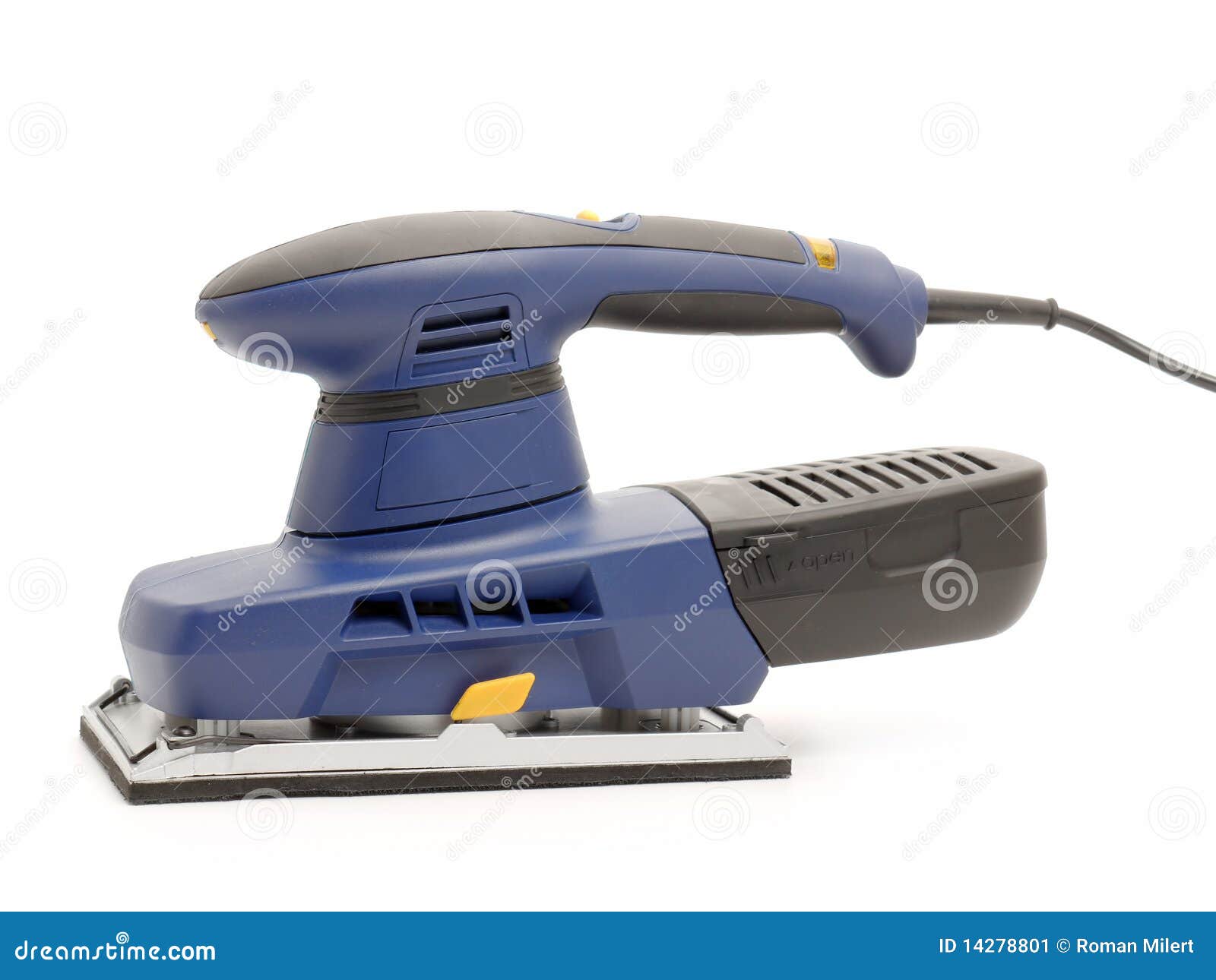 Finishing sander stock image. Image of abrasive, cord - 14278801