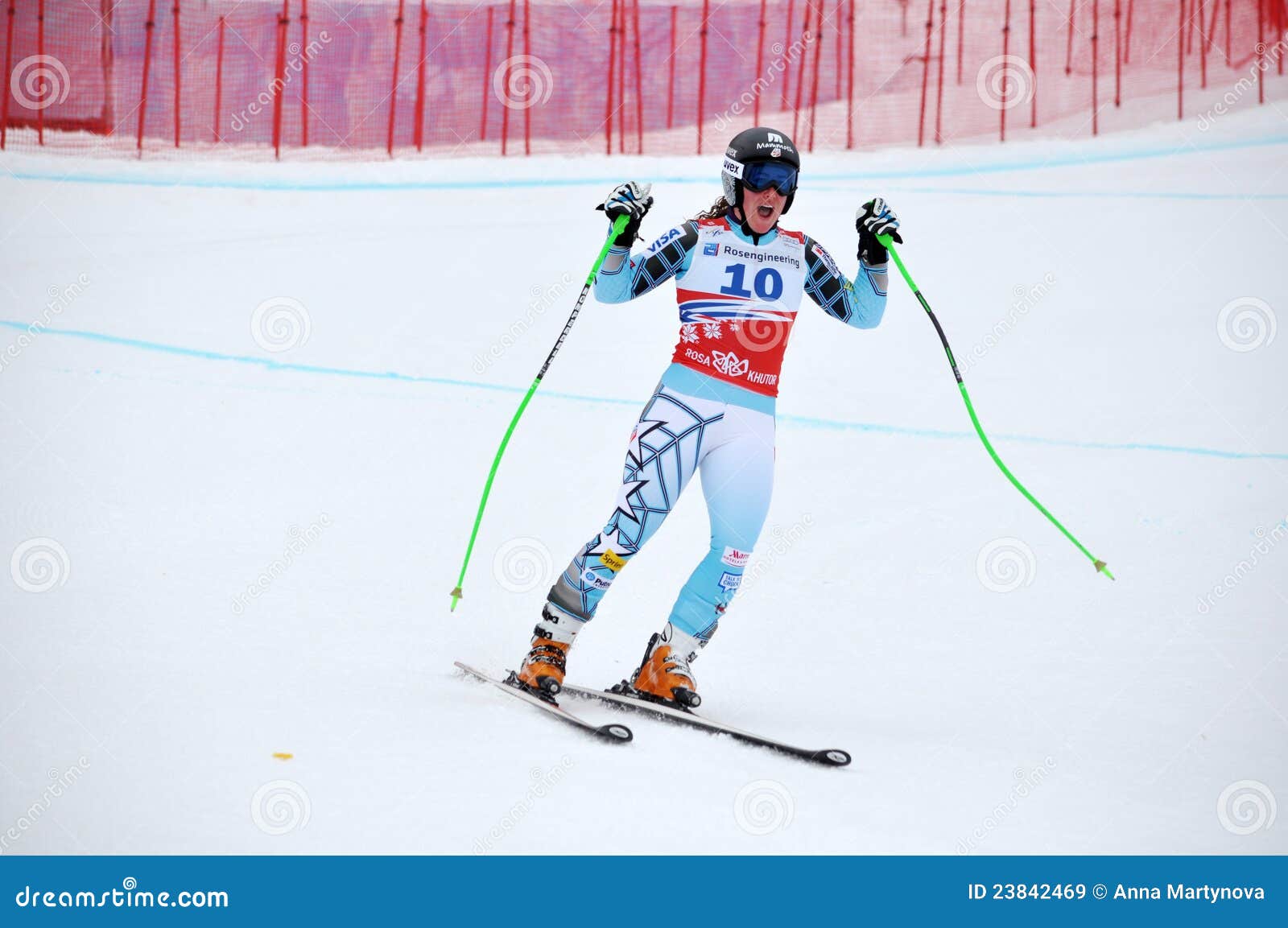 Finishing Stacey Cook editorial stock image. Image of resort - 23842469