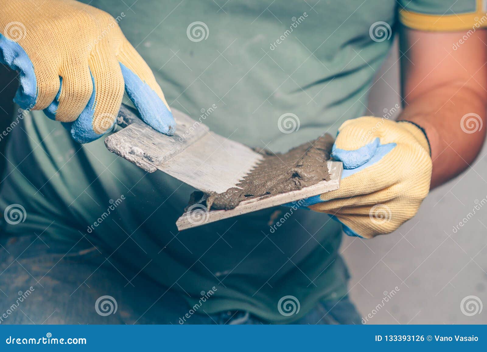 Finishing Work In The Toilet Room Royalty-Free Stock Photo ...