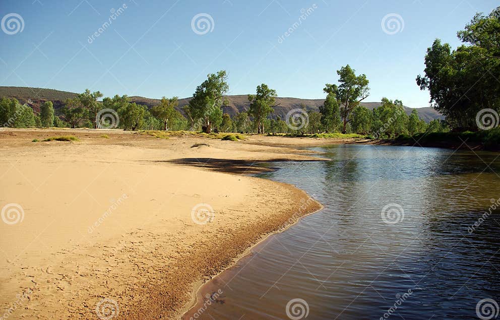 Finke River, Australia stock photo. Image of australian - 10139640