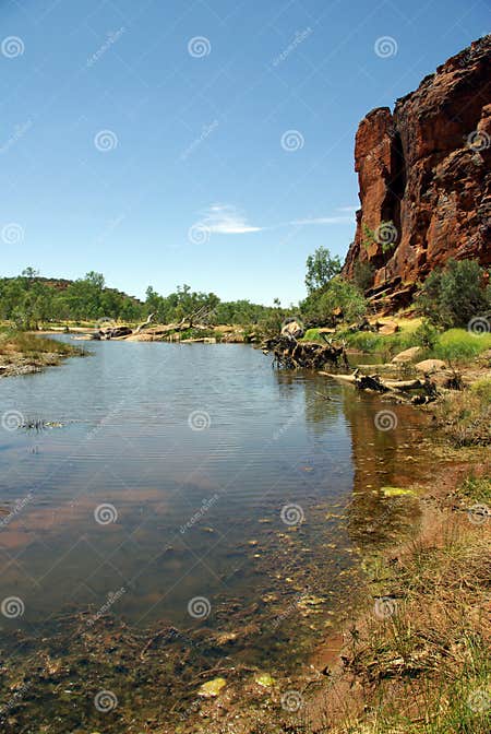 Finke River, Australia stock image. Image of australia - 10155591