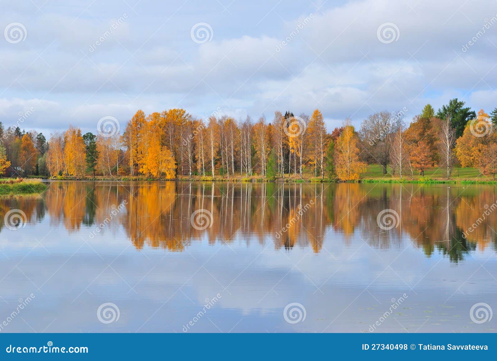 Finland in autumn stock photo. Image of gold, park, clouds - 27340498