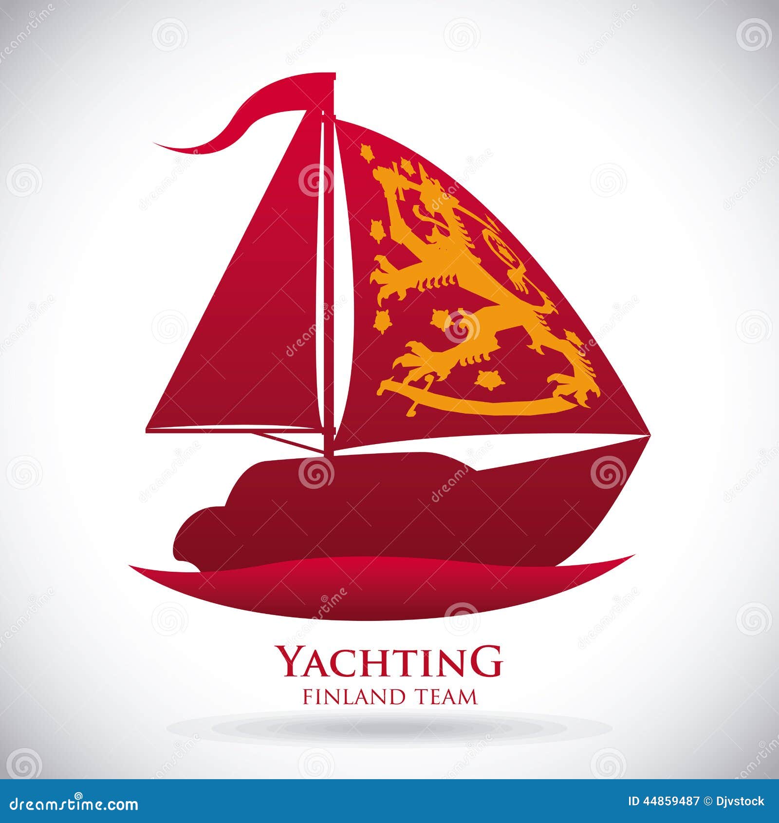 Finland design stock vector. Illustration of poster, symbol - 44859487