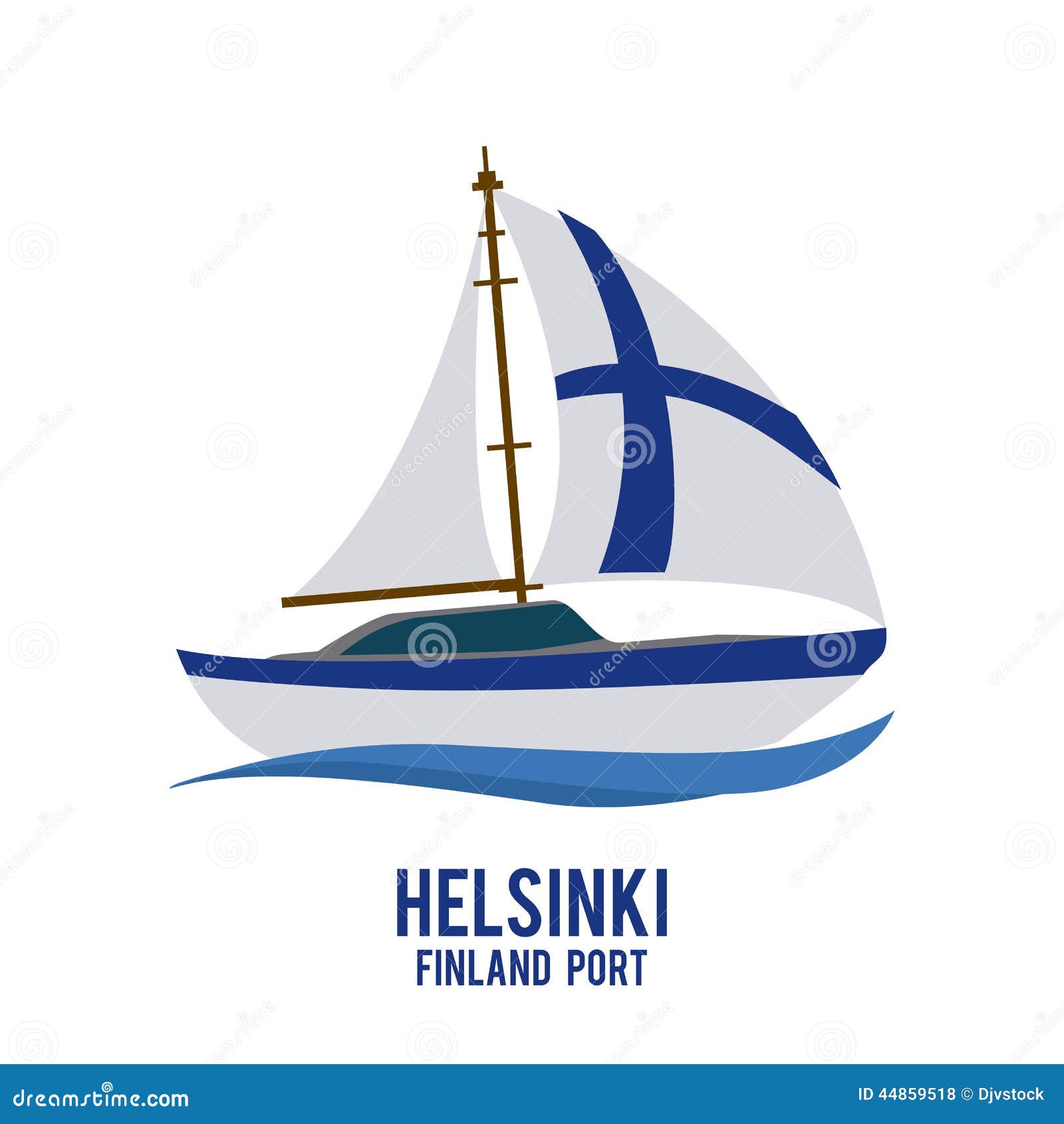 Finland design stock vector. Illustration of stay, frame - 44859518